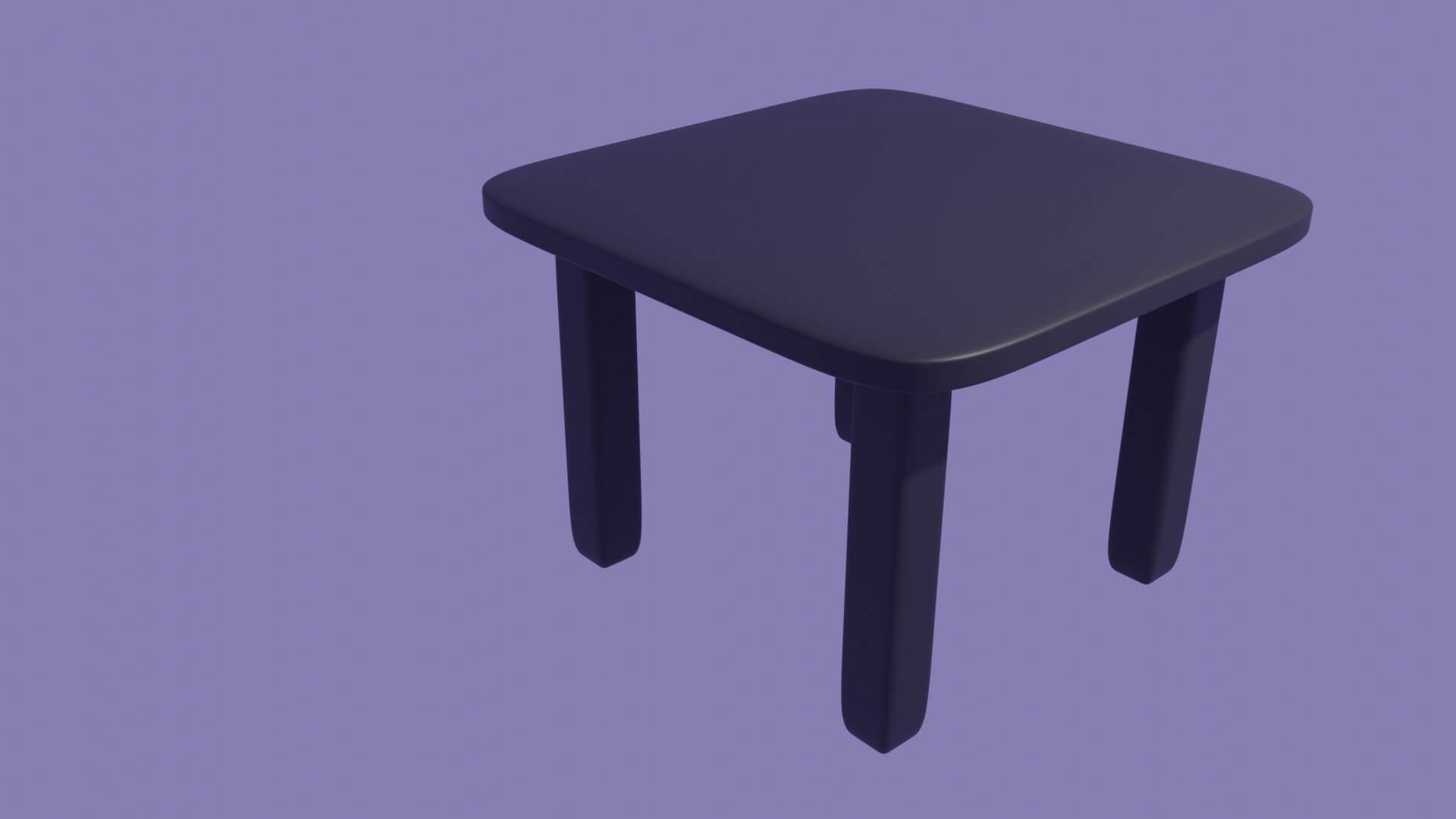 Metal Table - 3D Model by ThreeRedStraws