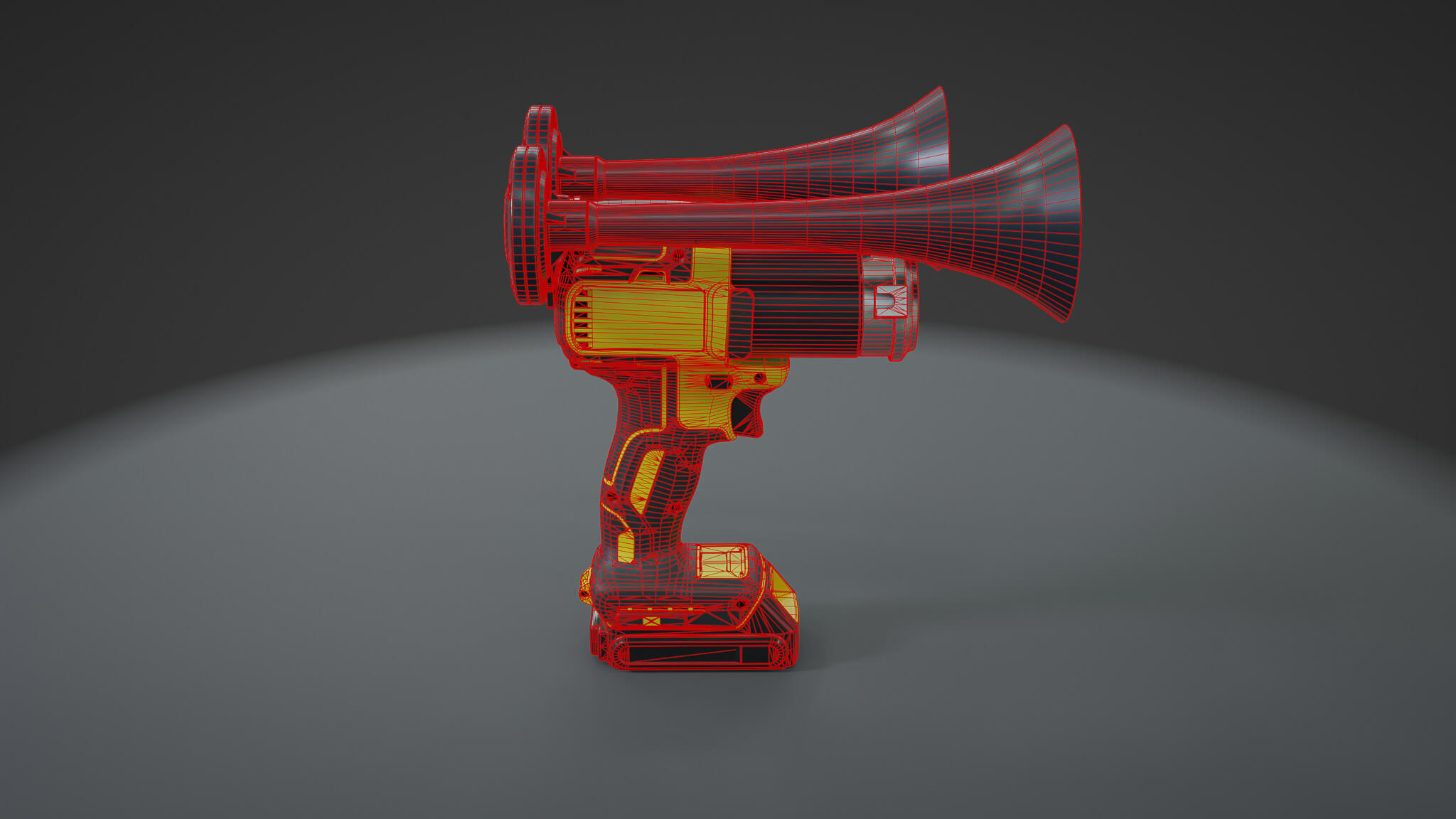 DeWalt Train Horn - 3D Model by threVerht