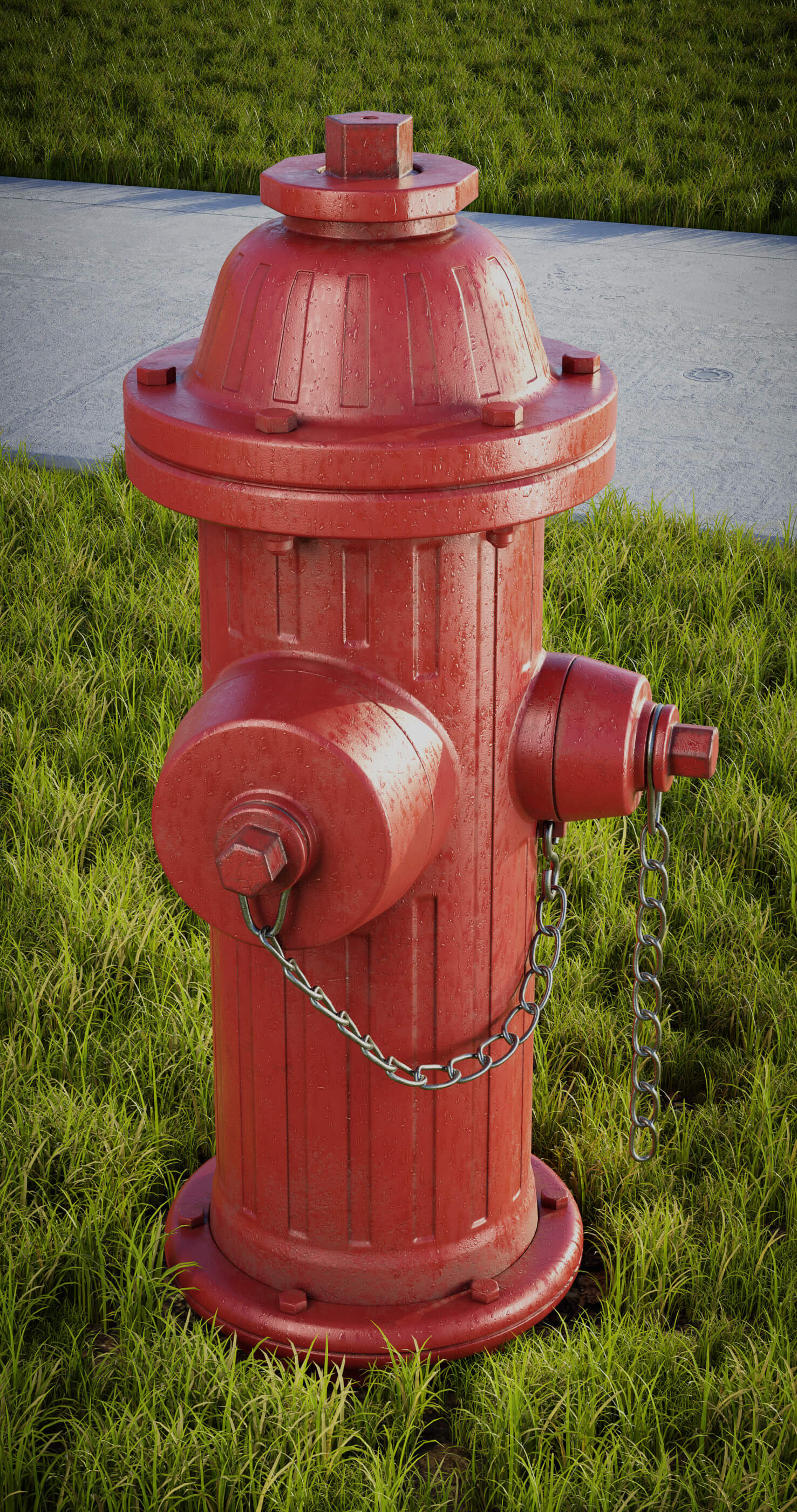 Fire Hydrant - 3D Model by threVerht