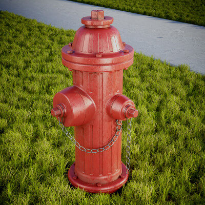 Fire Hydrant - 3D Model by threVerht
