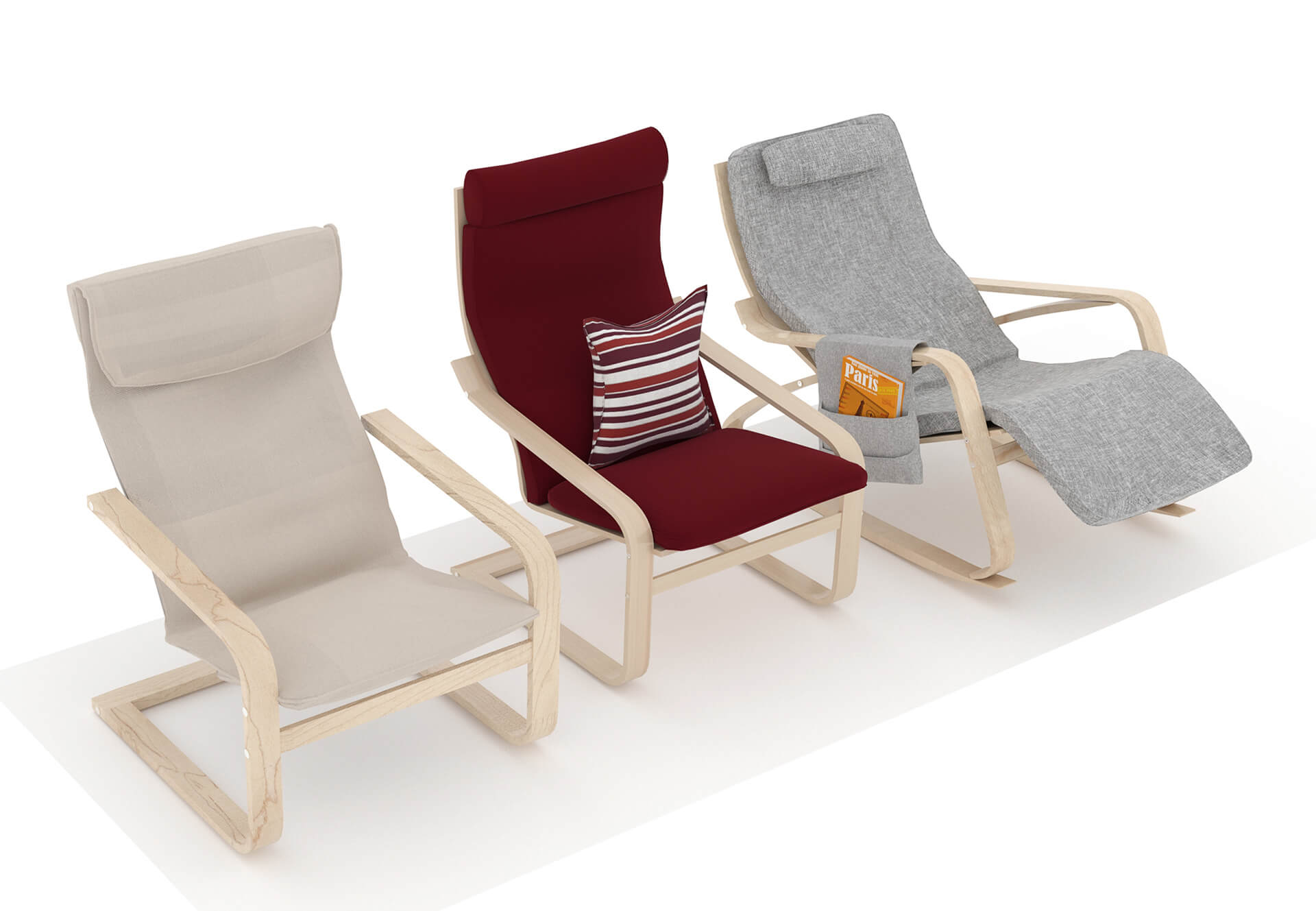 IKEA Pello Armchair - 3D Model by Tiana_Pokrov