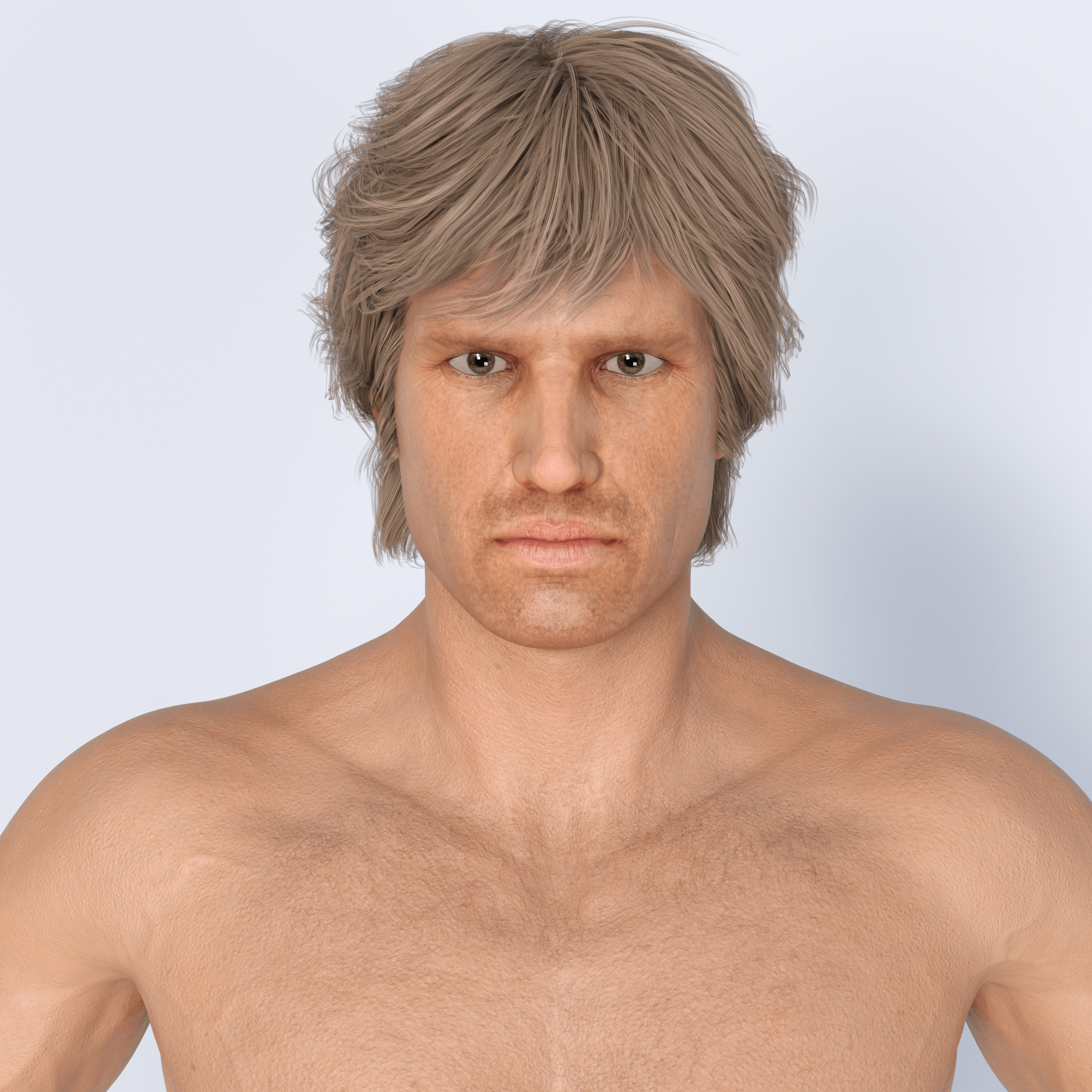 Connor MacLeod (Christopher Lambert) - WIP 3D Render