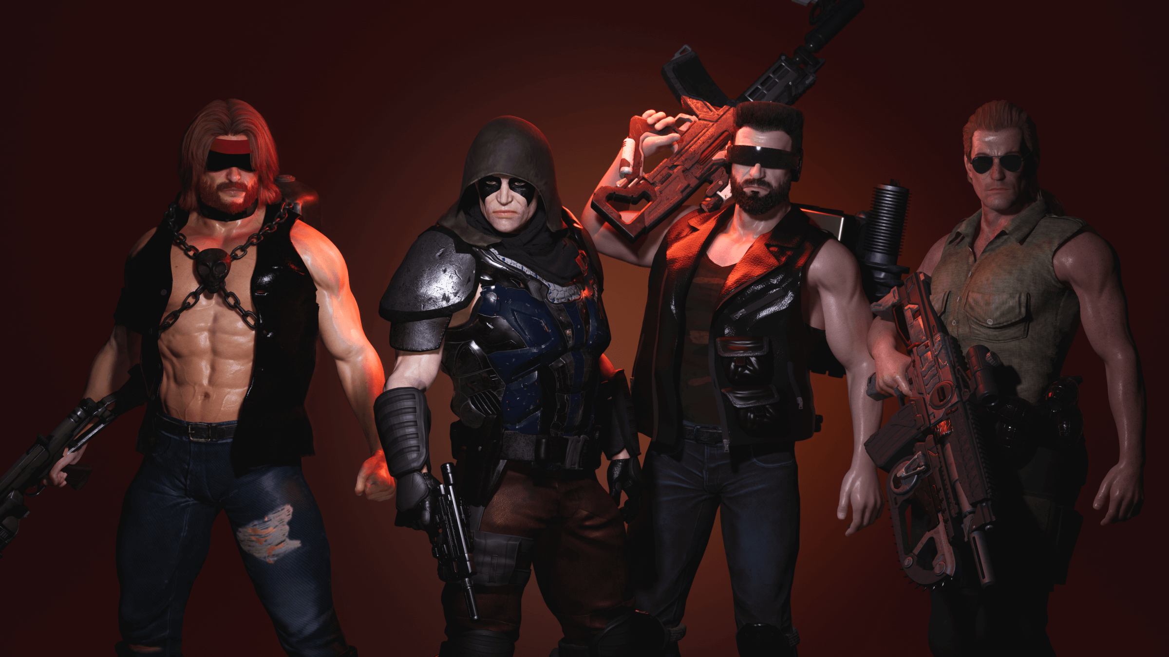 Zartan and The Dreadnoks (Medium Close-up) 3D Render | RenderHub Gallery