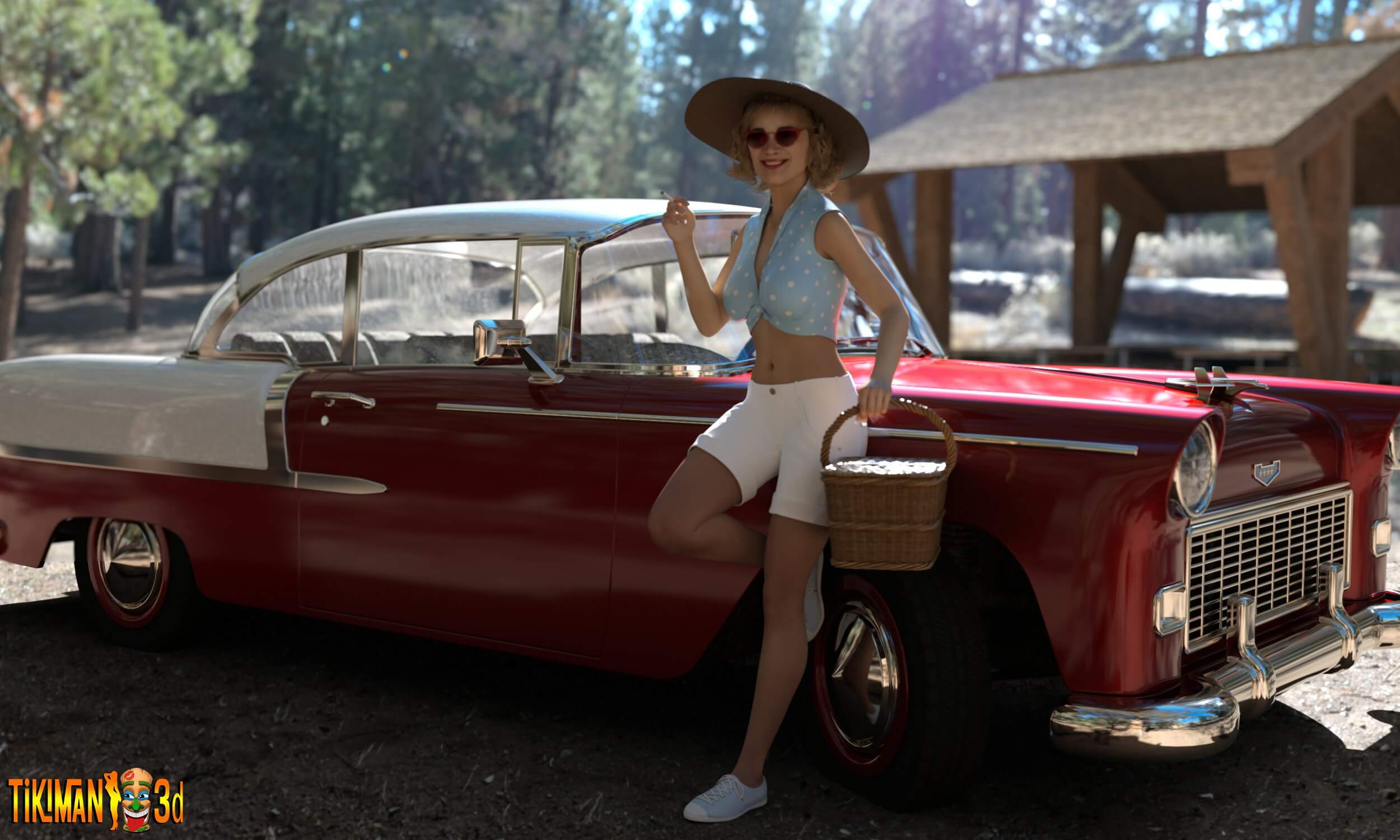 Summer of '55 3D Render | RenderHub Gallery