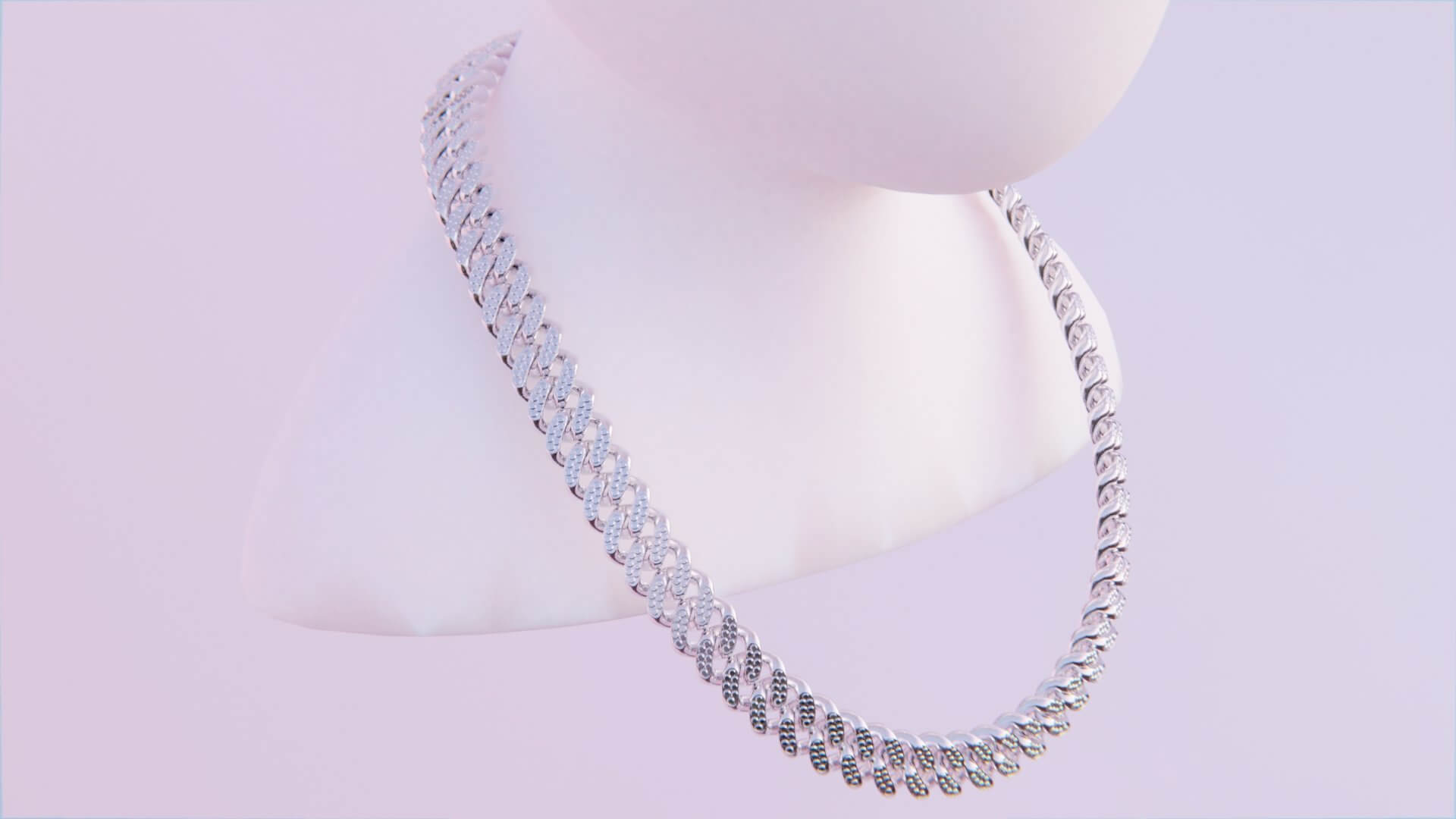 Diamond Link Chain - 3D Model by tikosgames