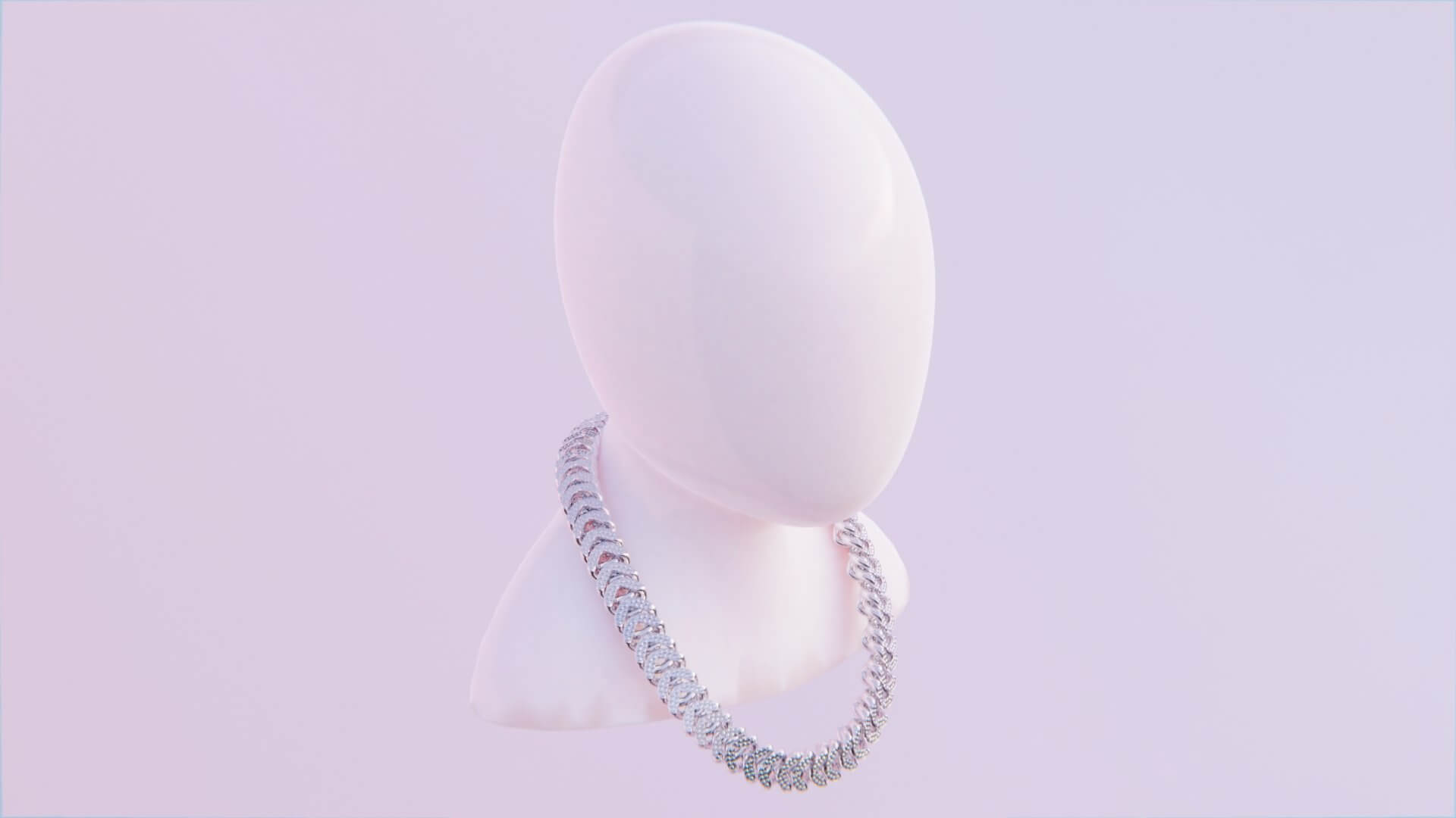 Interlocking Diamond Link Chain - 3D Model by tikosgames