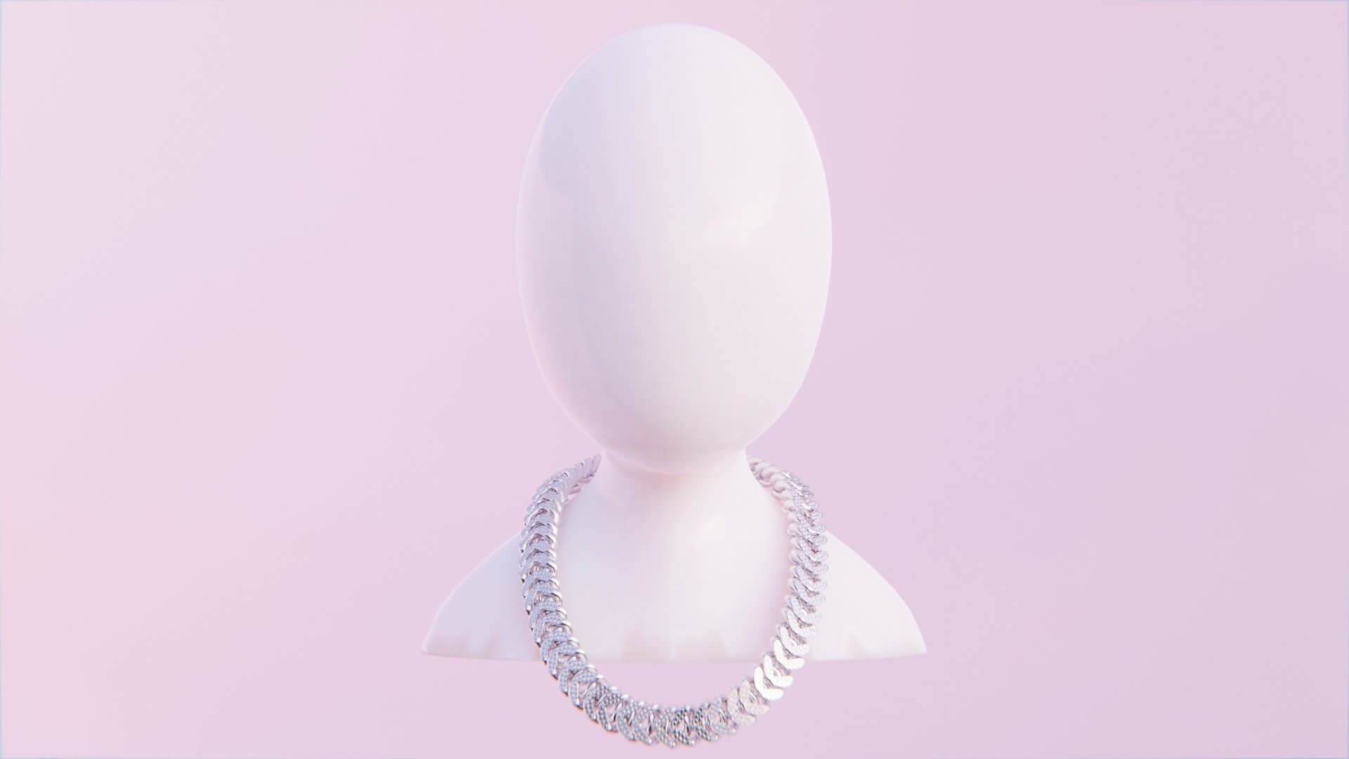 Interlocking Diamond Link Chain - 3D Model by tikosgames