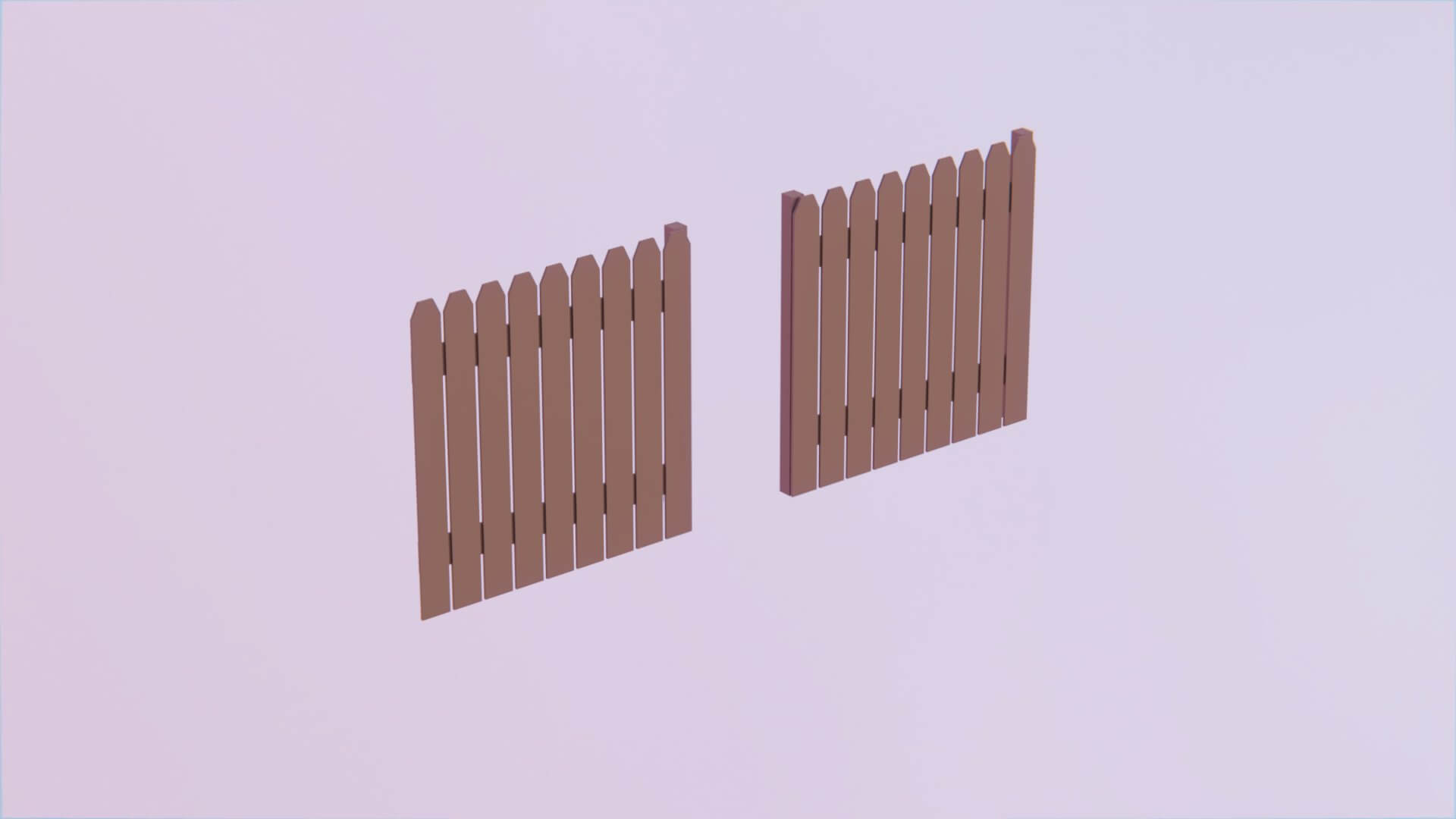 Privacy Fence - Free 3D Model by tikosgames