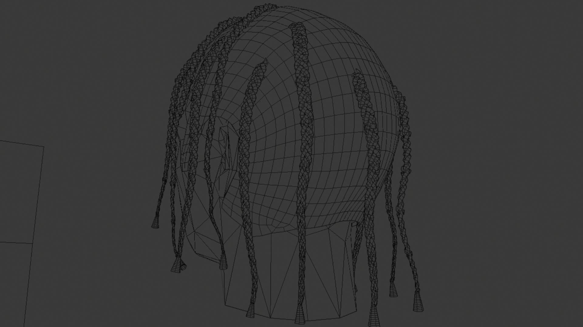 Travis Scott Braids - 3D Model by tikosgames