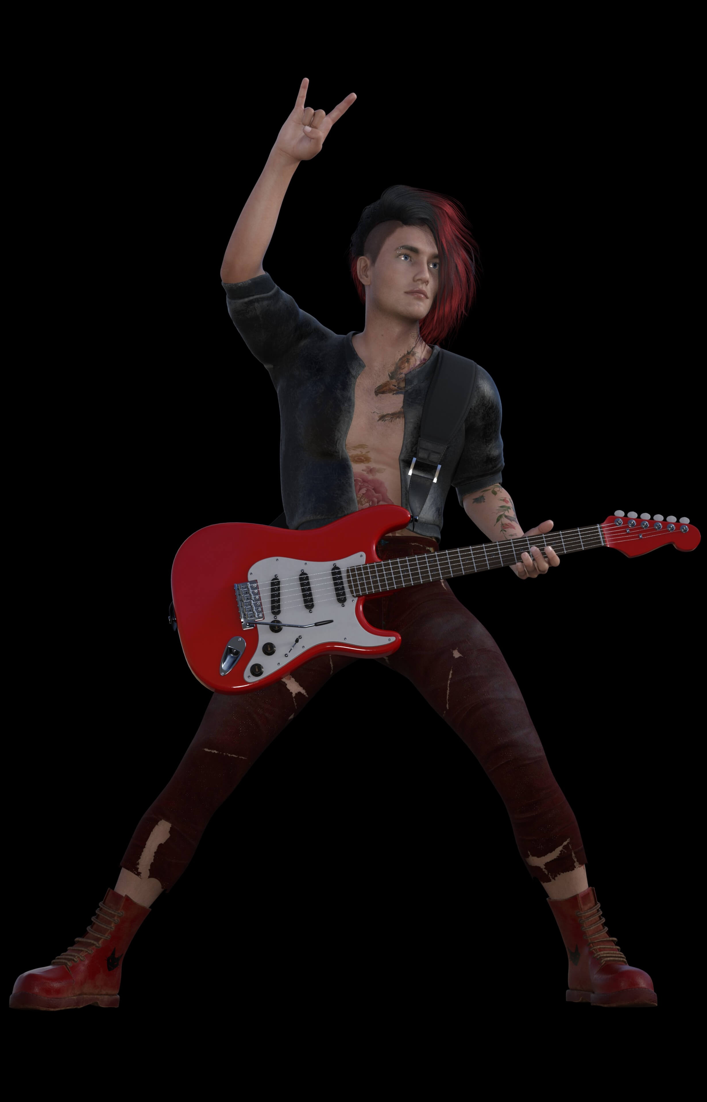 Rock Stars 3D Render, Digital Art by Timbermen777