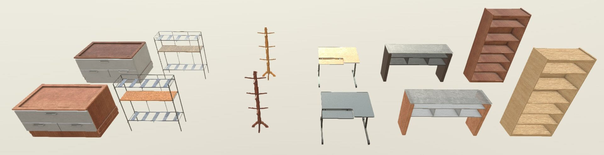 Kit Furniture - 3D Model by TimberTinker