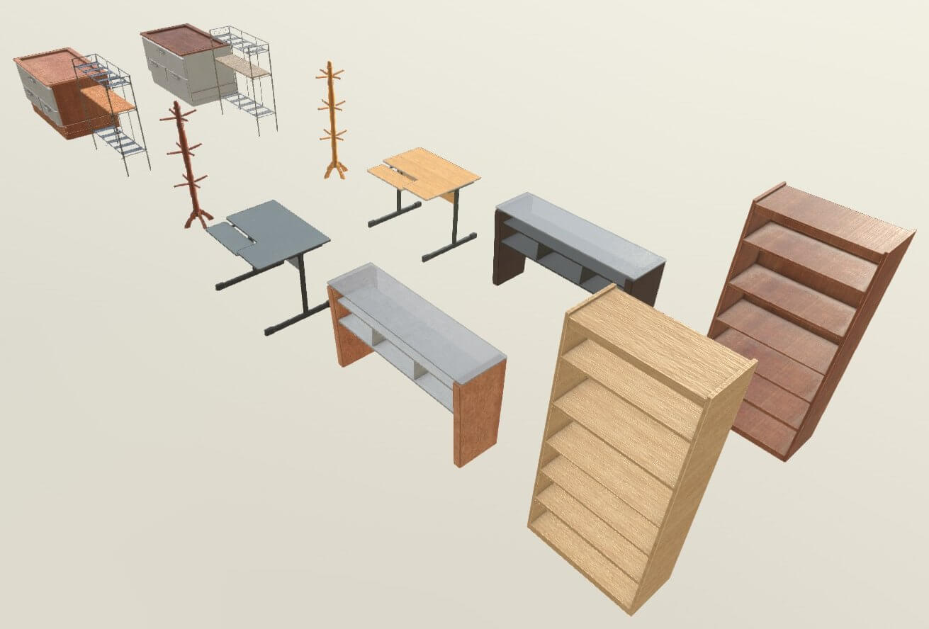 Kit Furniture - 3D Model by TimberTinker
