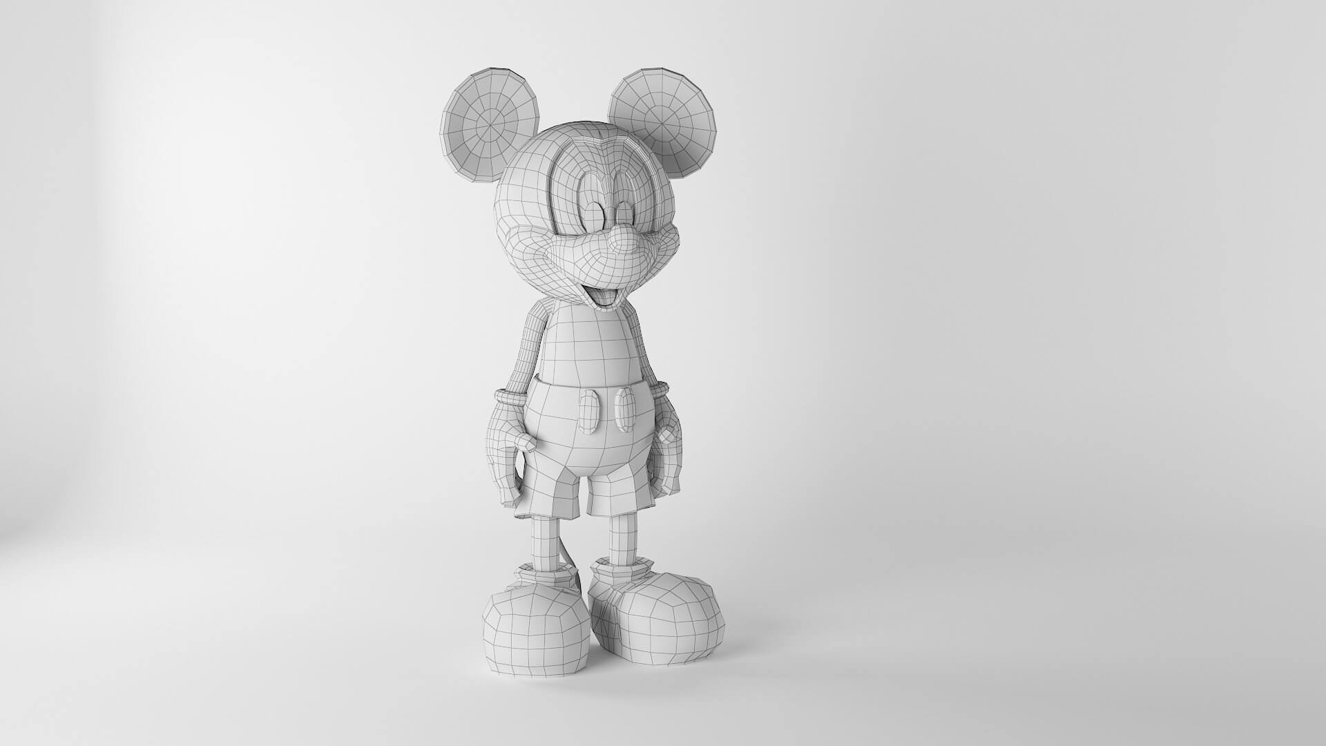 Mickey Mouse - 3D Model by TimeaS