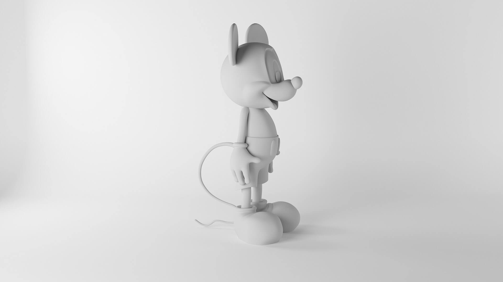 Mickey Mouse - 3D Model by TimeaS