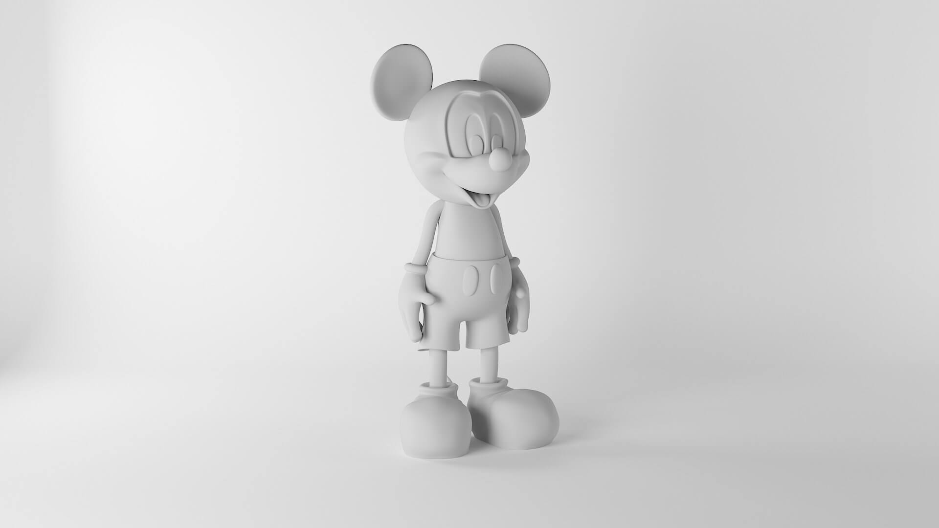 Mickey Mouse - 3D Model by TimeaS