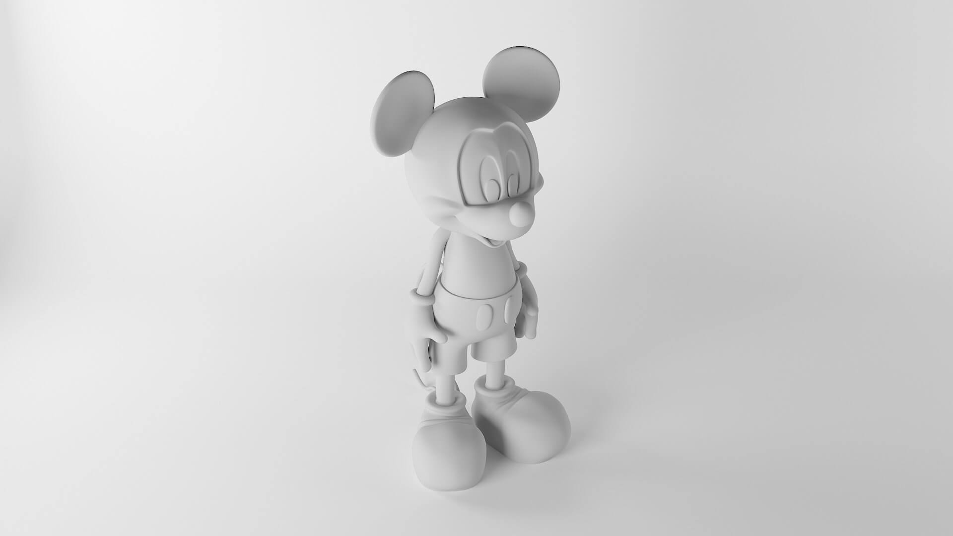 Mickey Mouse - 3D Model by TimeaS