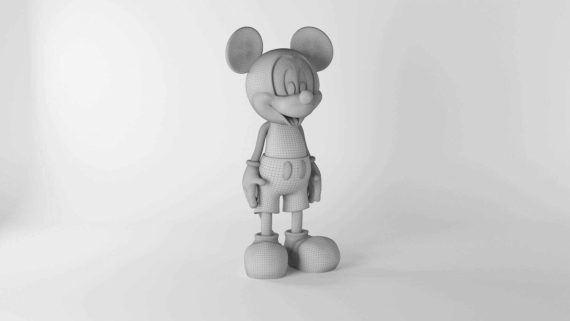 Mickey Mouse - 3D Model by TimeaS