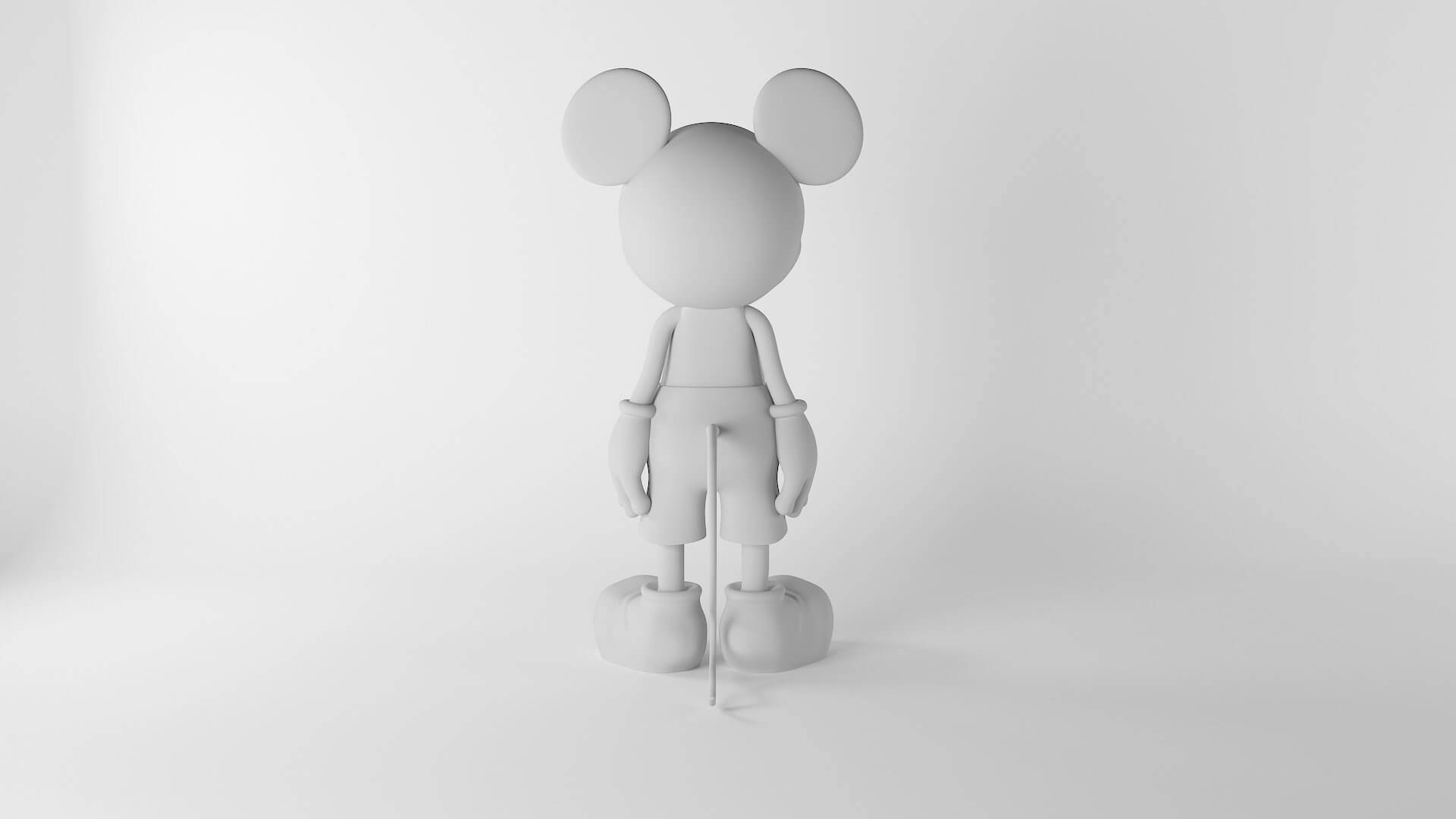 Mickey Mouse - 3D Model by TimeaS