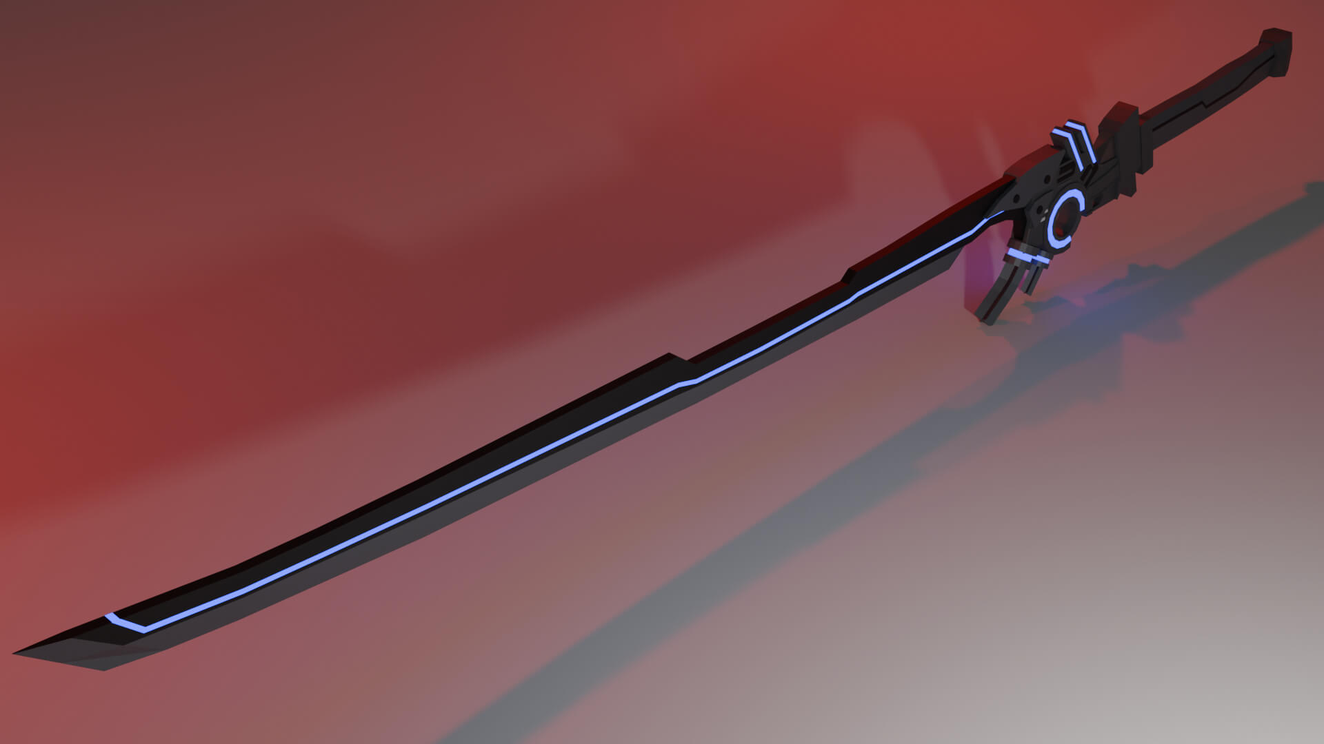 Tech Katana (3 Styles) - 3D Model by timejumps