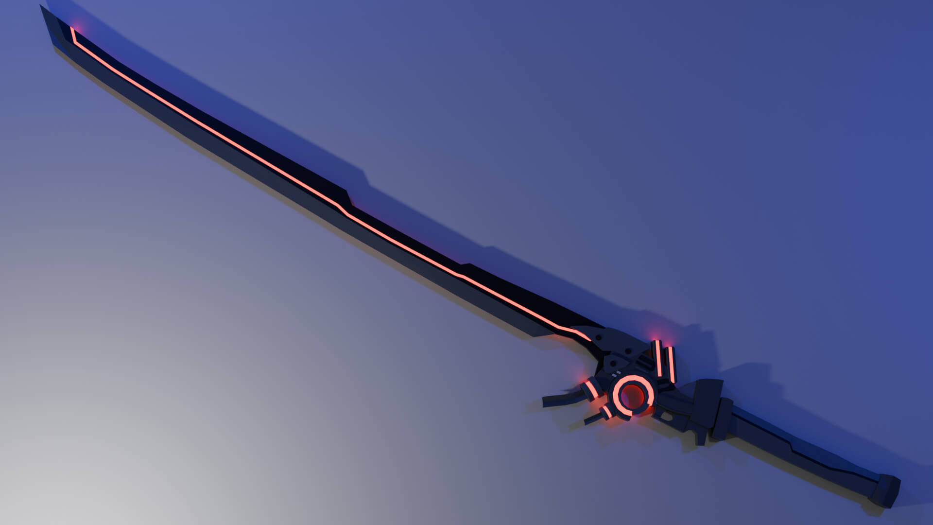 Tech Katana (3 Styles) - 3D Model by timejumps