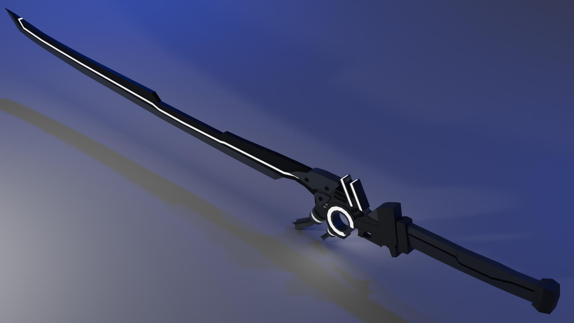Tech Katana (3 Styles) - 3D Model by timejumps