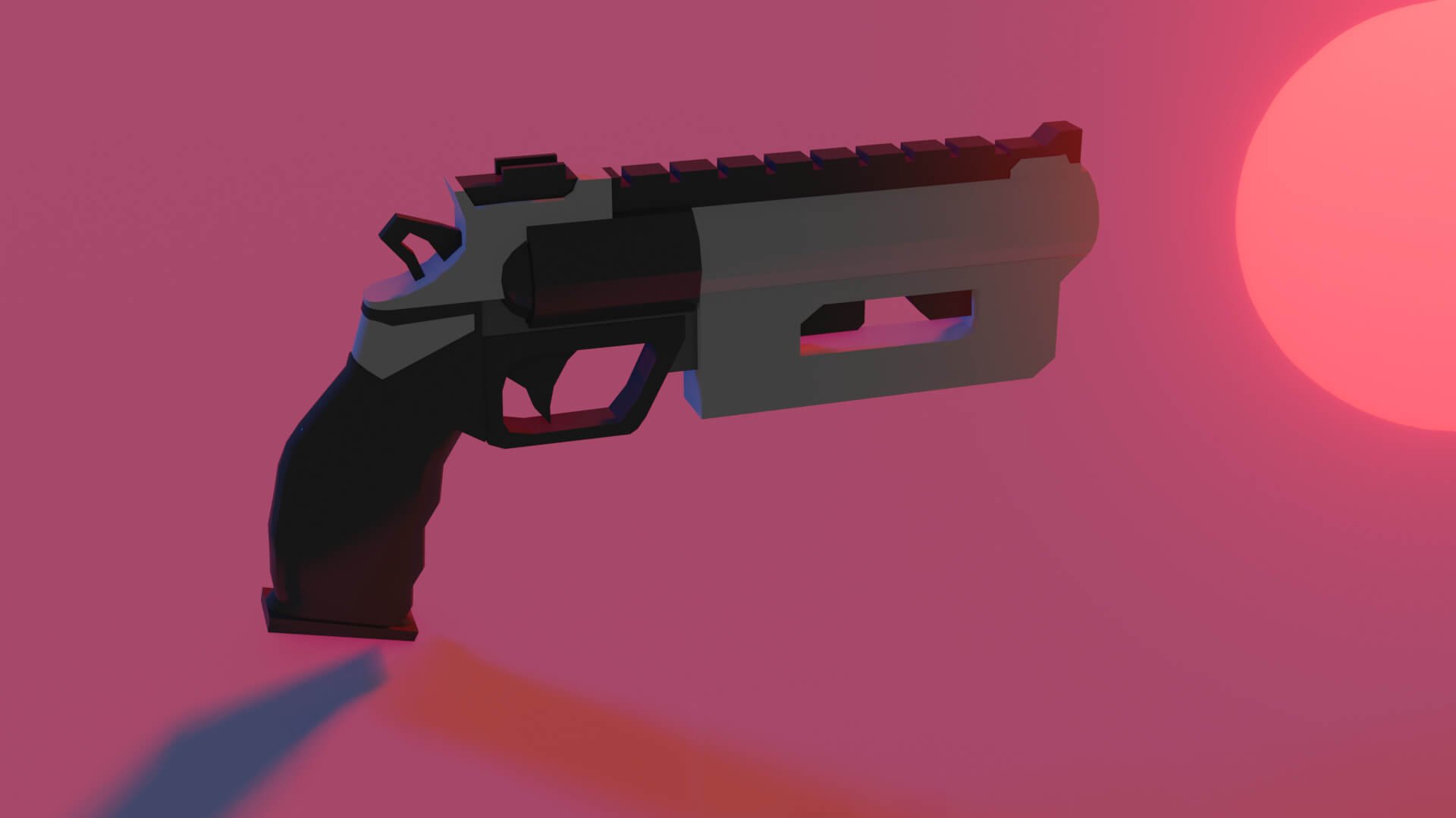 Tech Revolver - 3D Model by timejumps