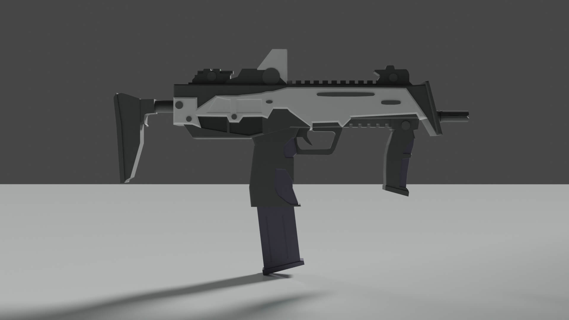 Tech Submachine Gun (MP7) - 3D Model by timejumps