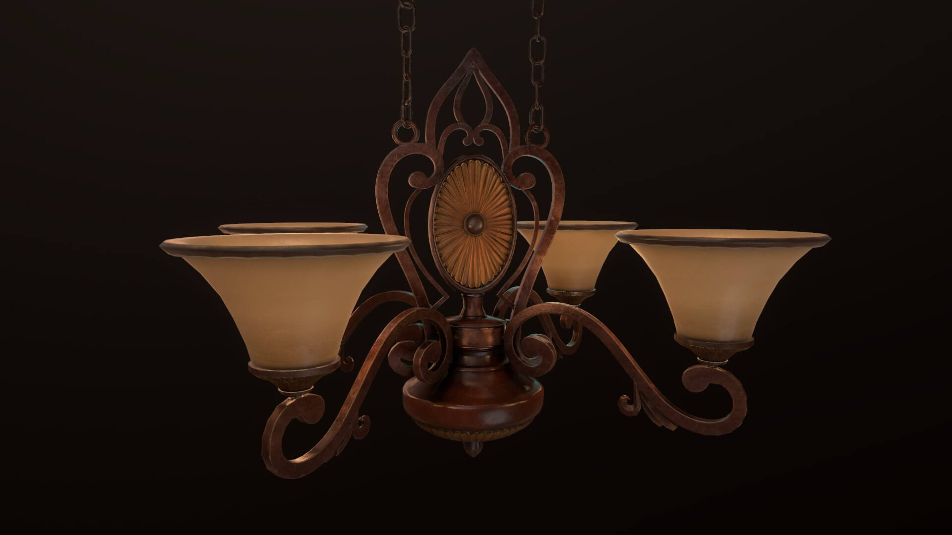 Ceiling Lamp - PBR 3D Model by TimH