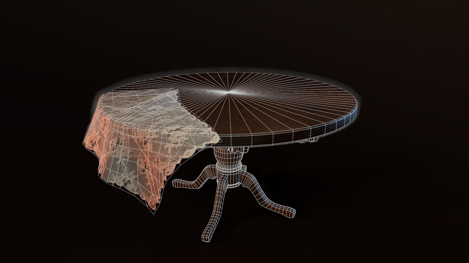 Old Table - PBR 3D Model by TimH