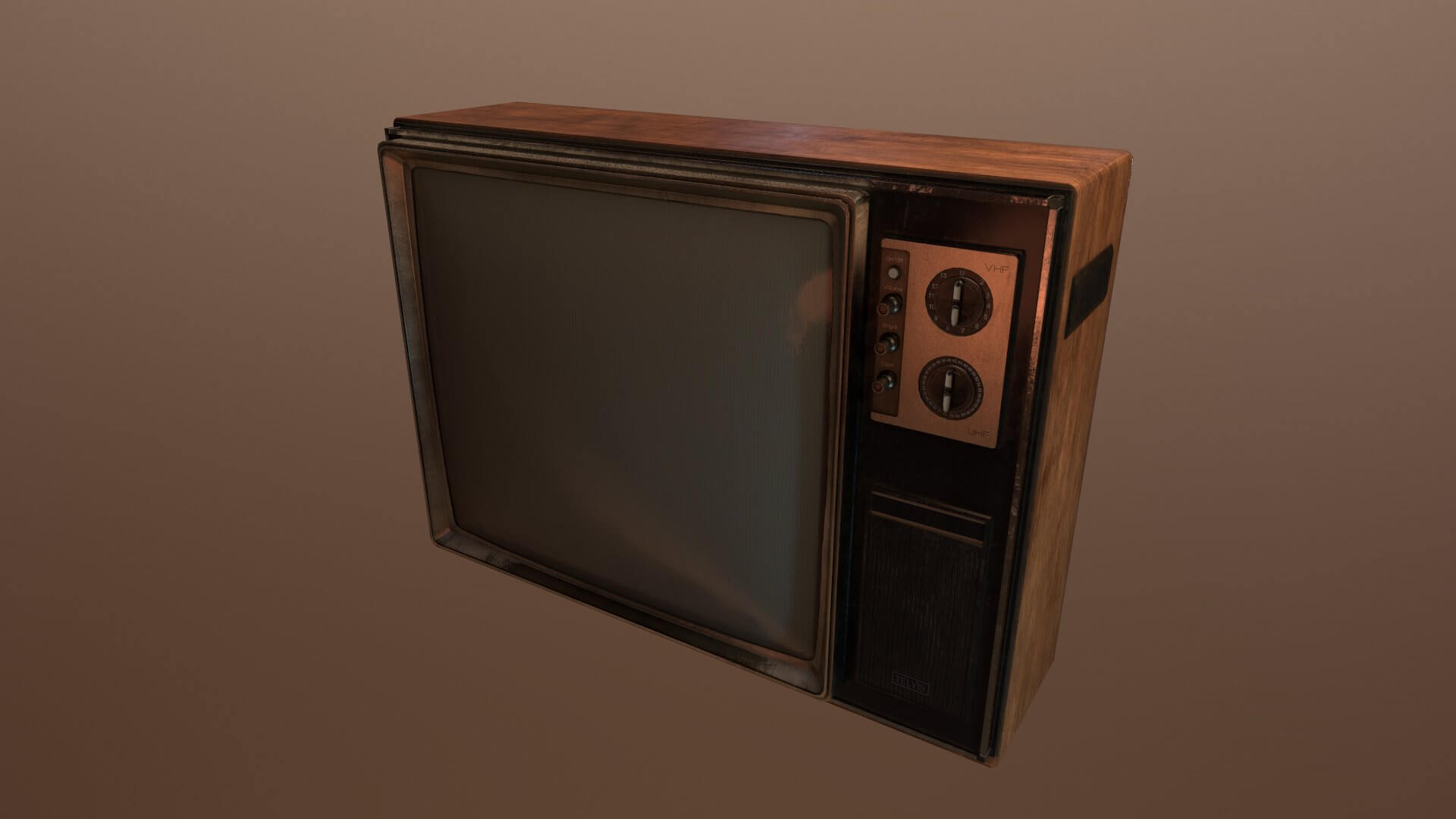 Old TV - 3D Model by TimH