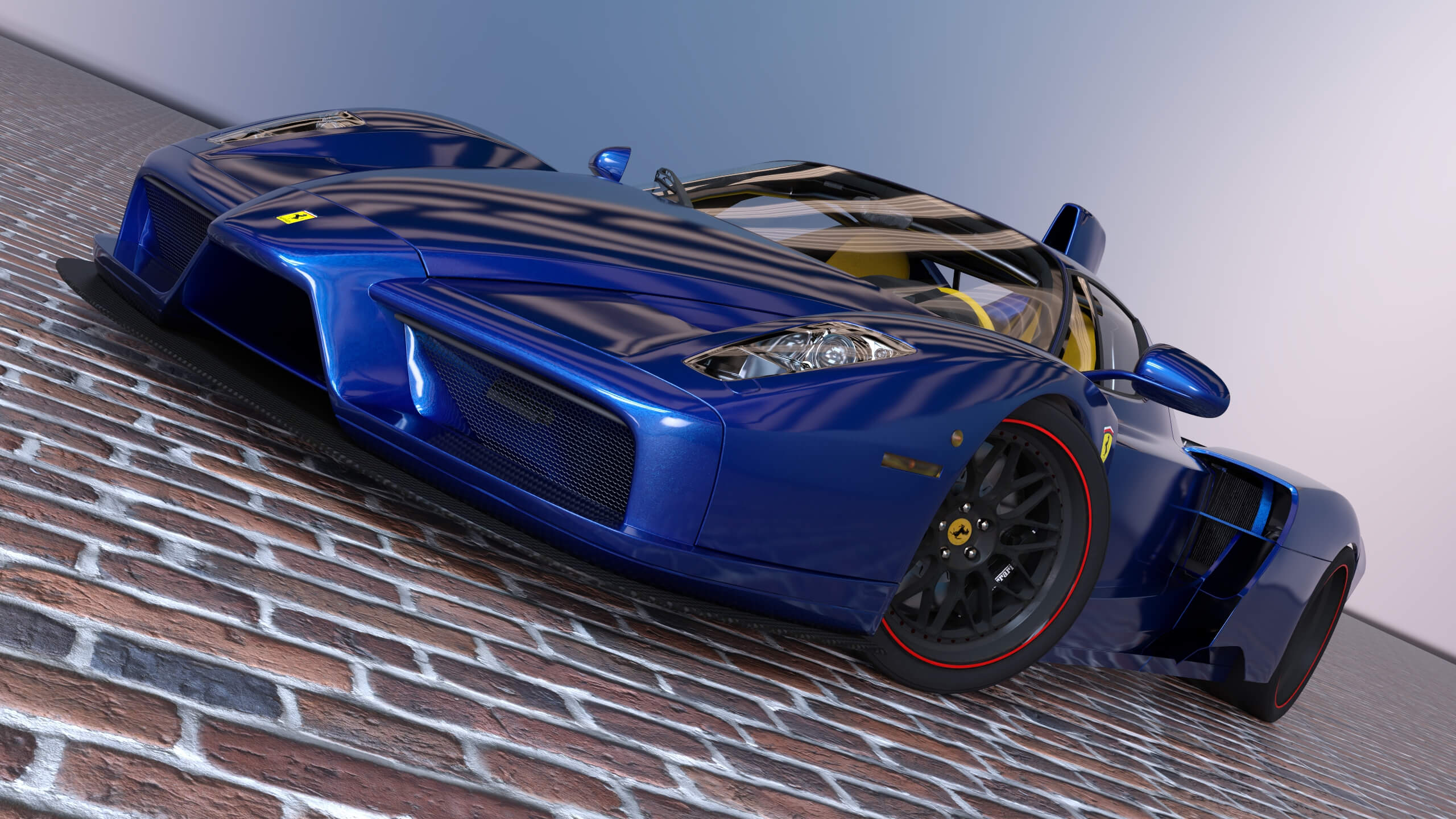 Ferrari Enzo 3D Render, Digital Art by timnaas