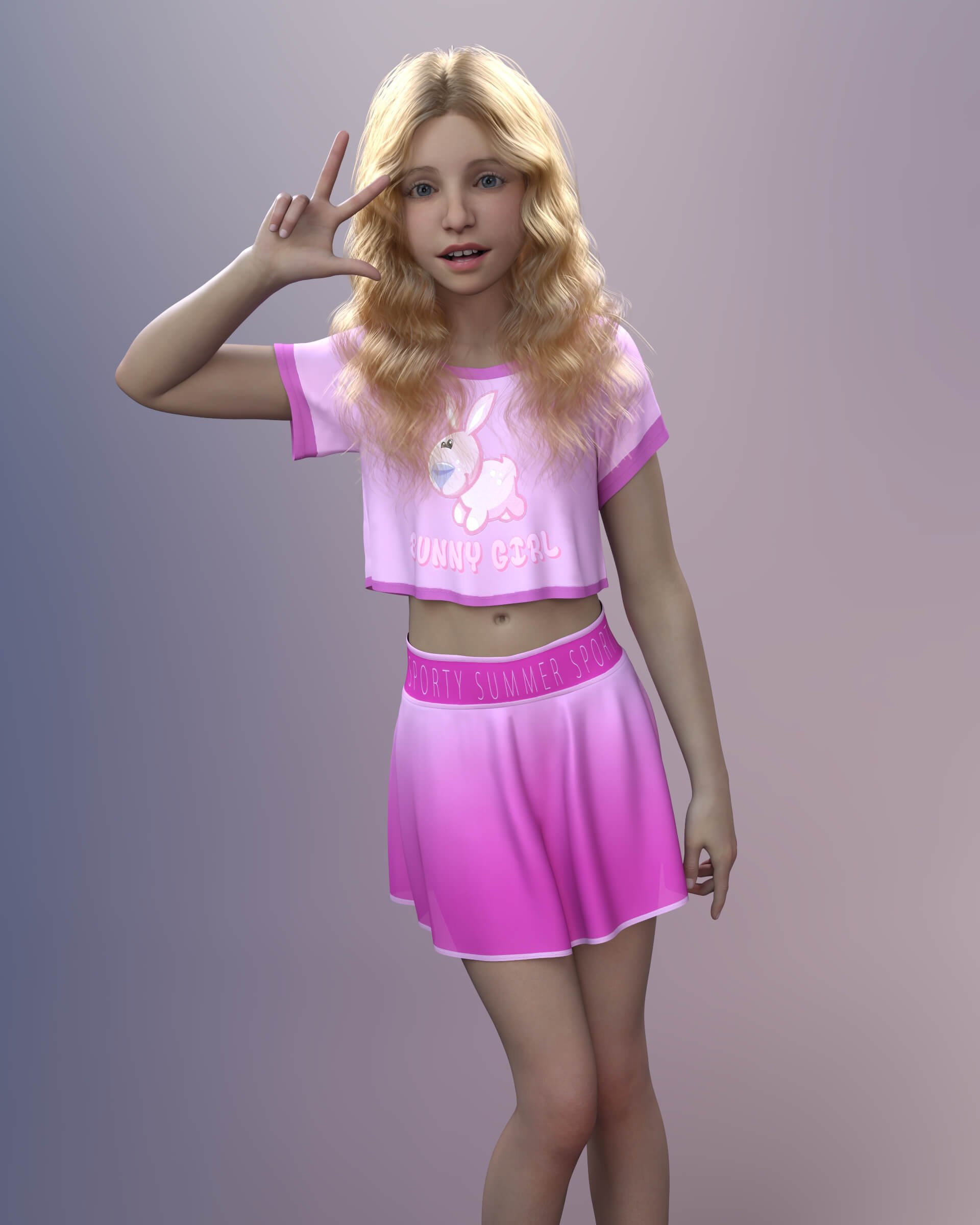 Ms Alisha 3D Render, Digital Art by timnaas