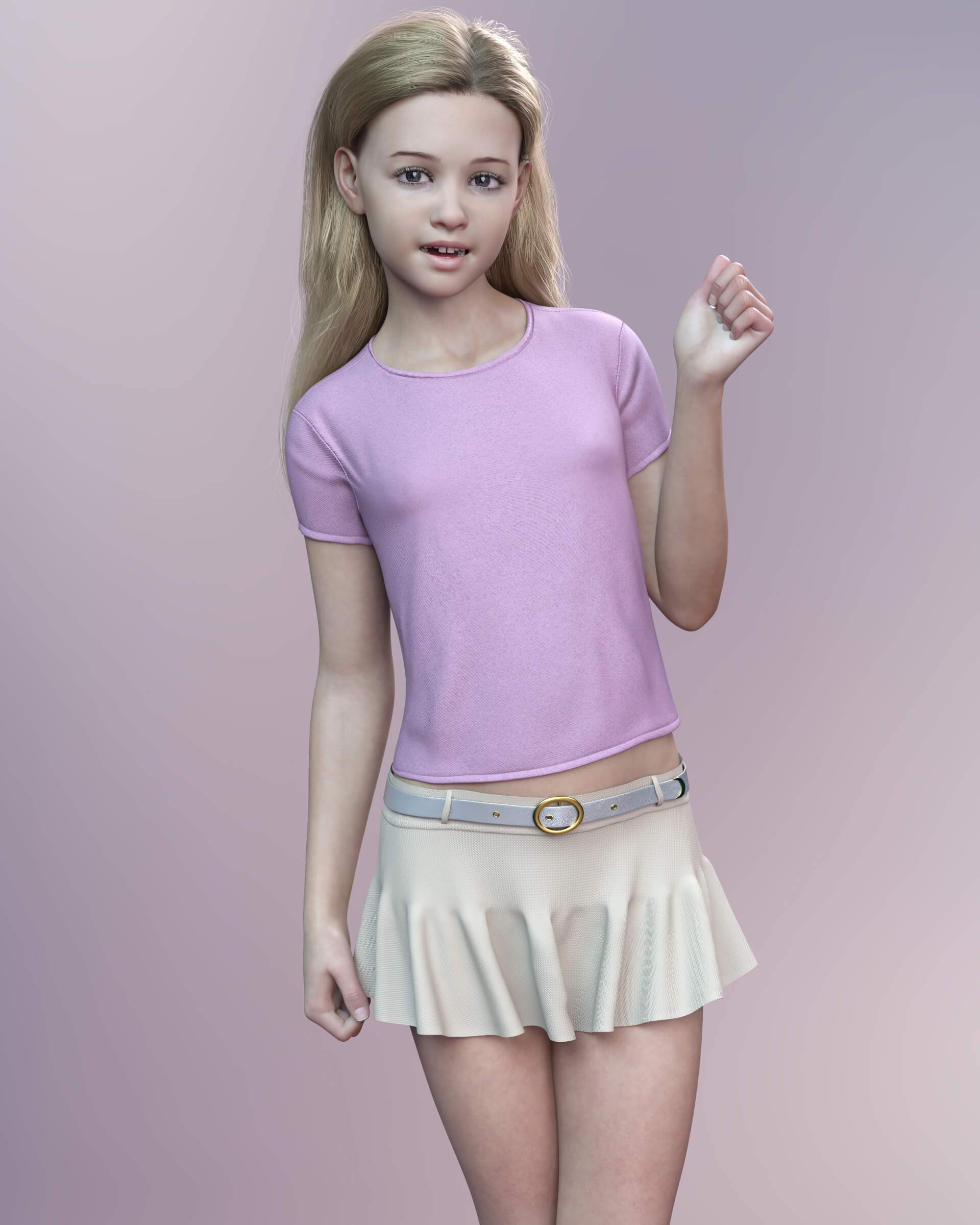 Ms Ashley 3D Render, Digital Art by timnaas