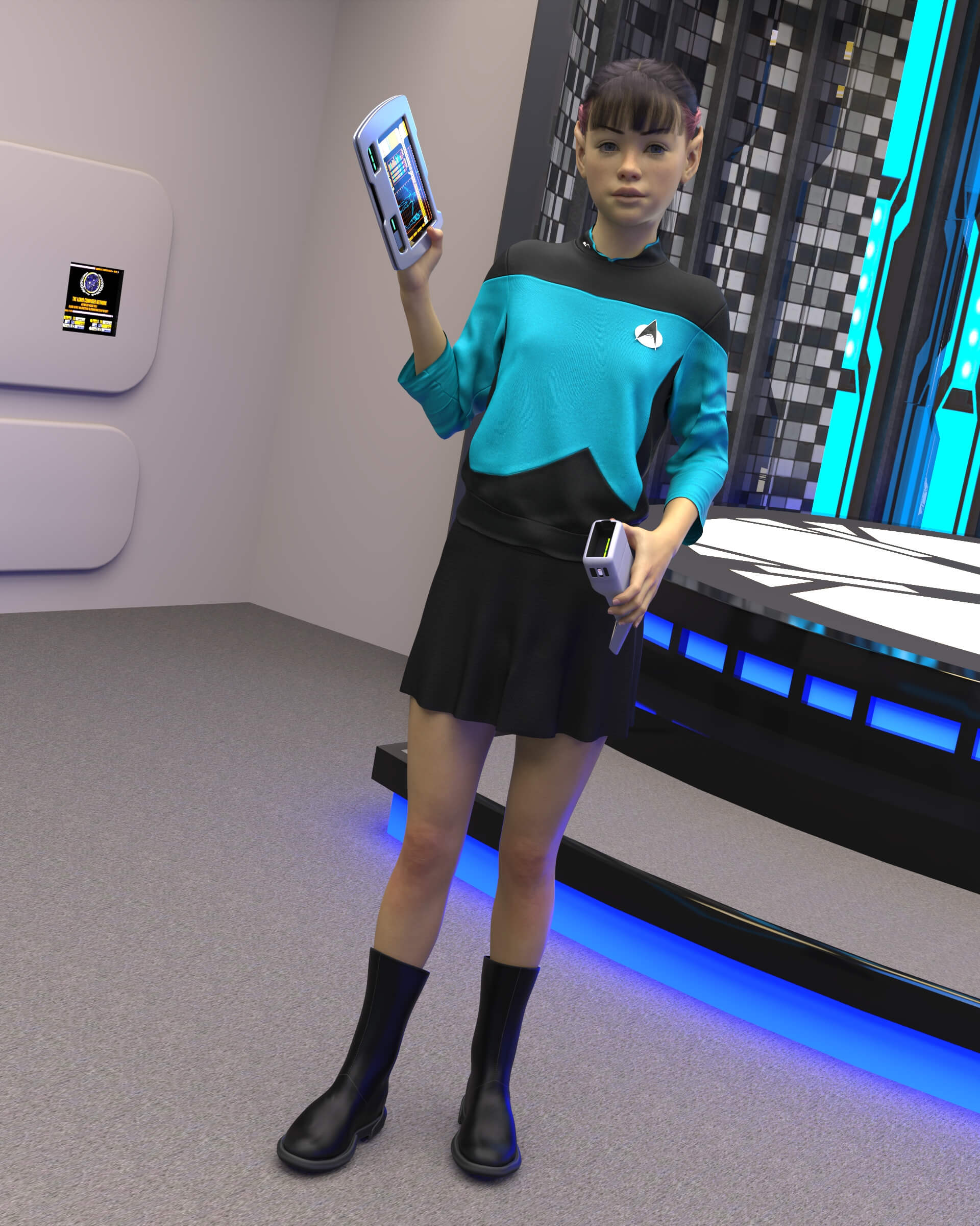 T-Ro, Second Year Jr Cadet 3D Render, Digital Art by timnaas