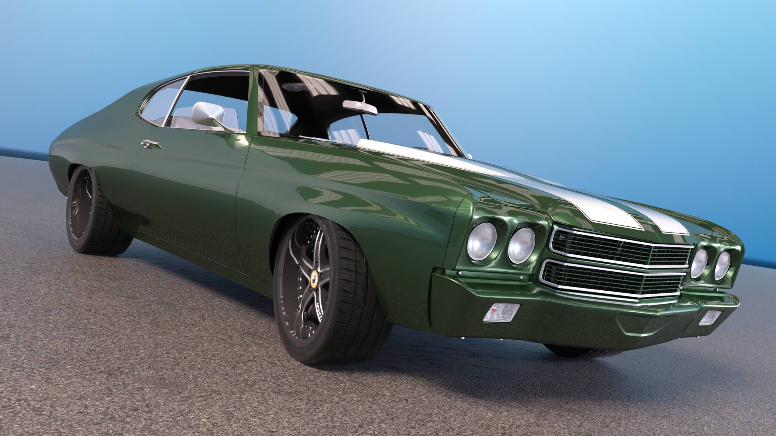 The Hemi Killer 3D Render, Digital Art by timnaas