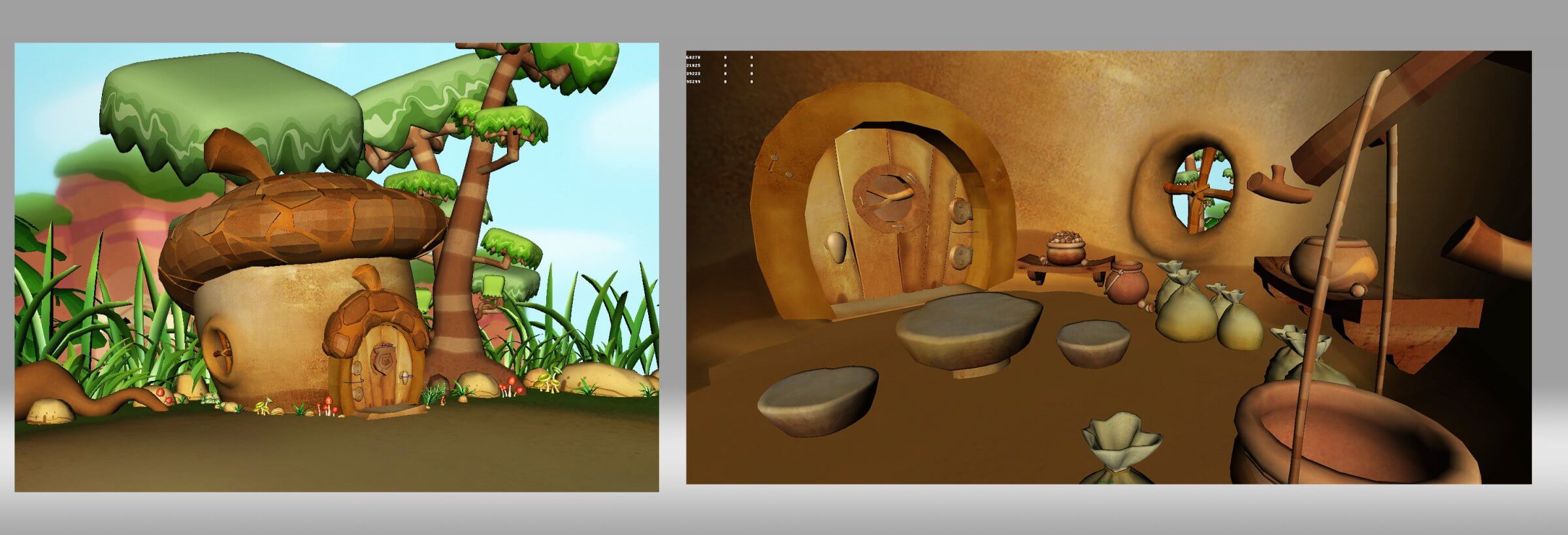 Cartoon Forest - 3D Model by tingting