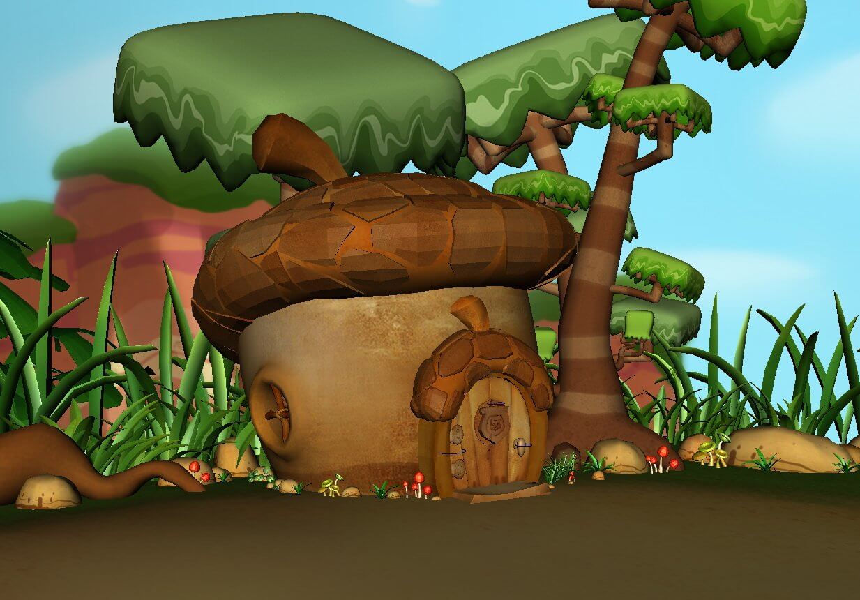 Cartoon Forest - 3D Model by tingting