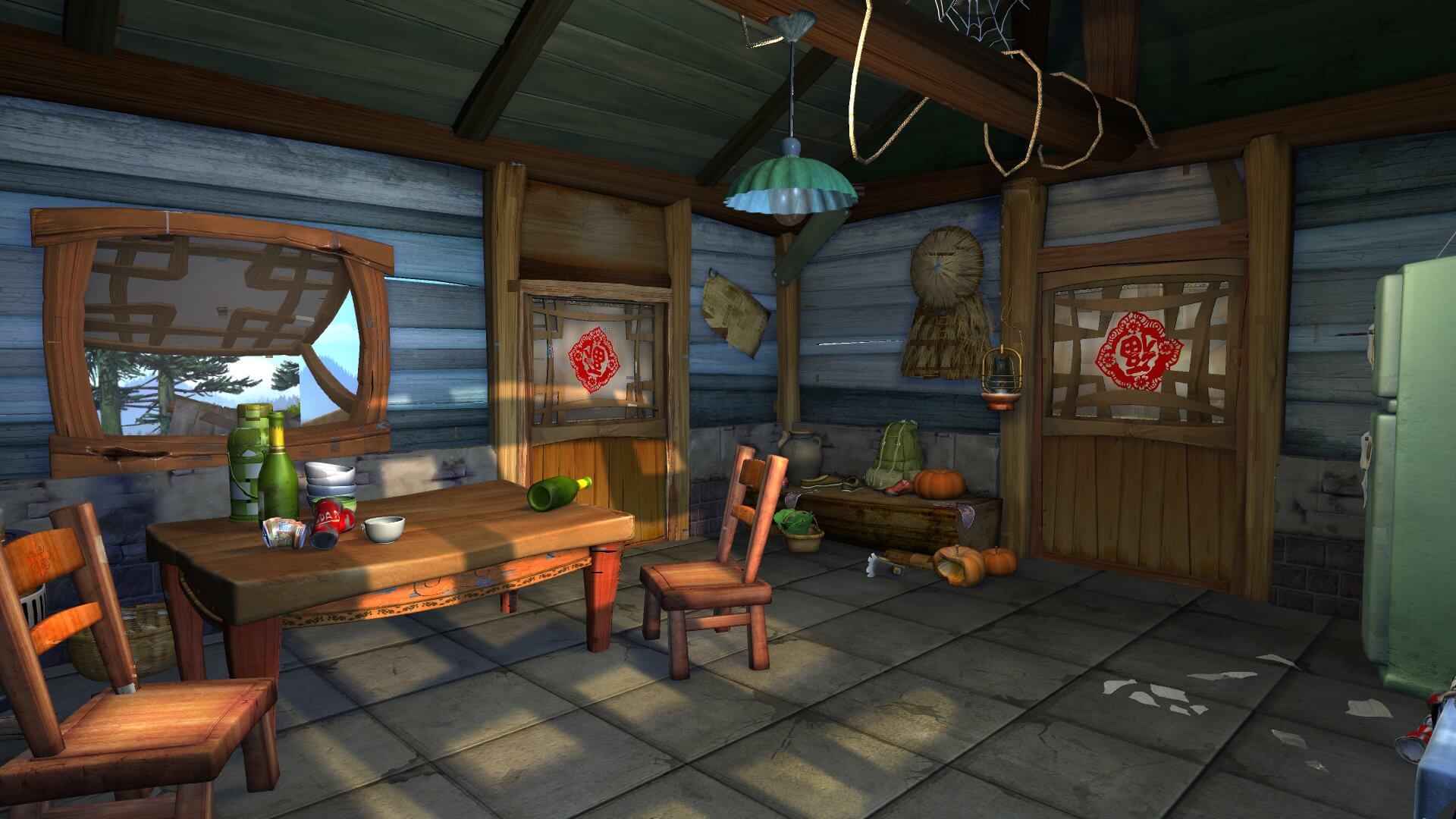 Cartoon Kitchen - 3D Model by tingting