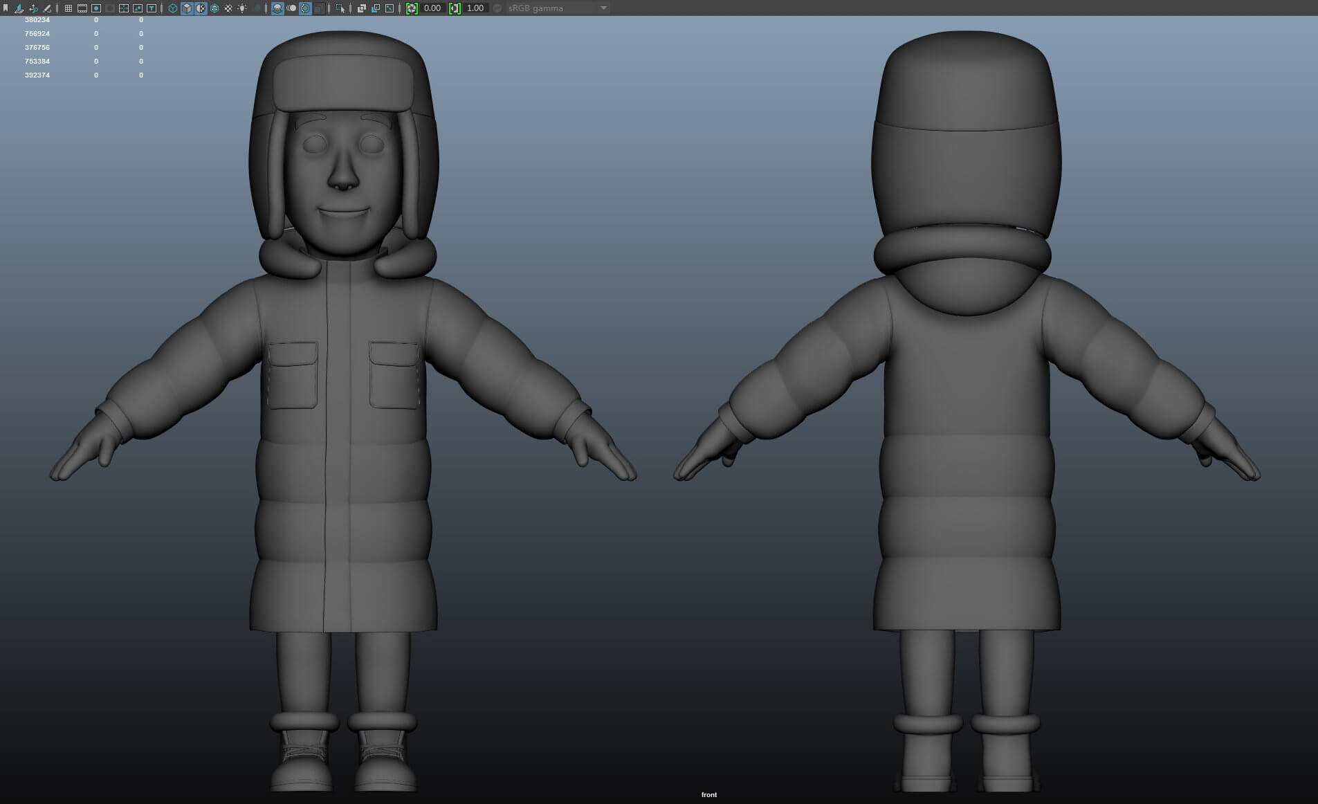 Cartoon Man - 3D Model by tingting