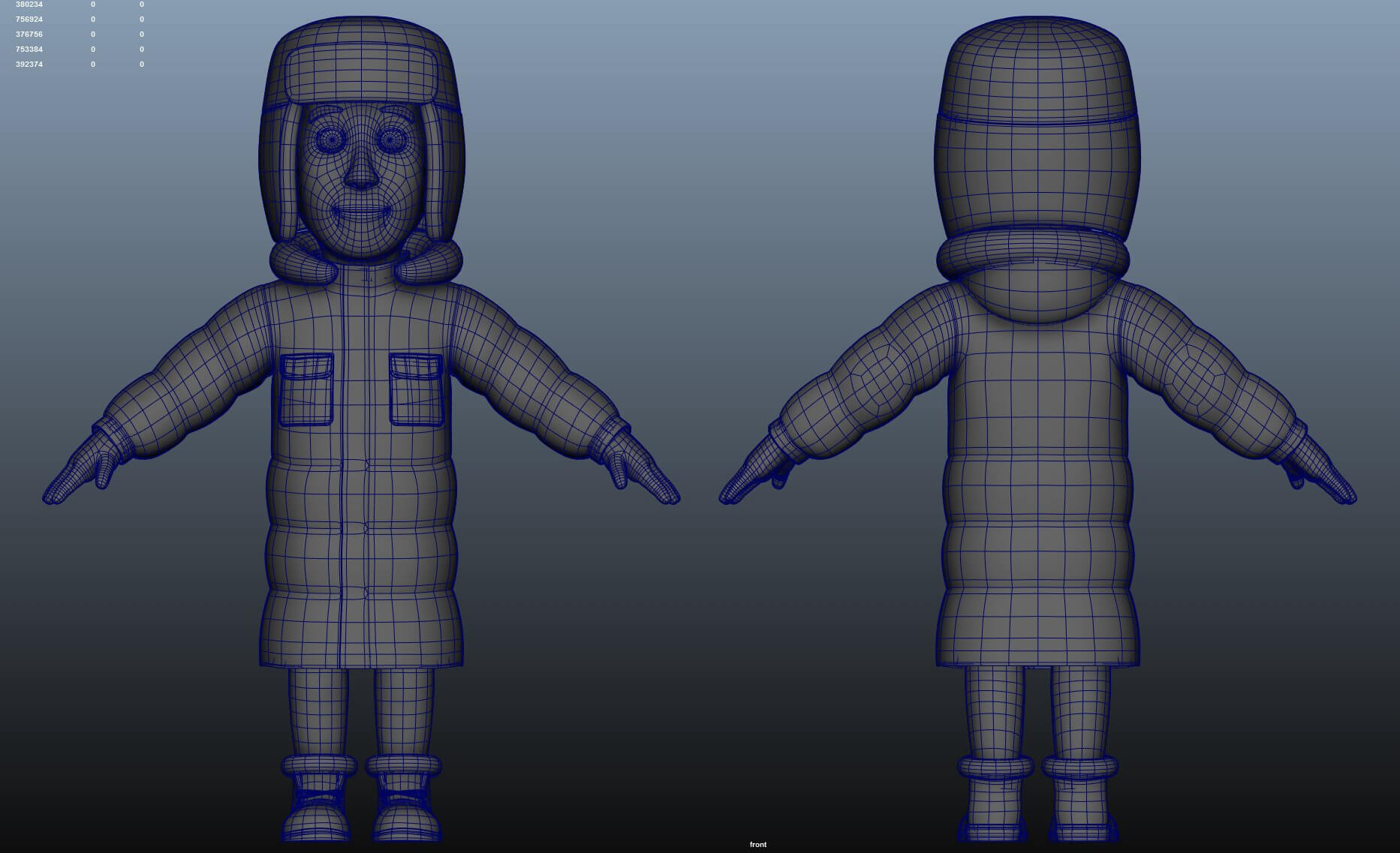 Cartoon Man - 3D Model by tingting