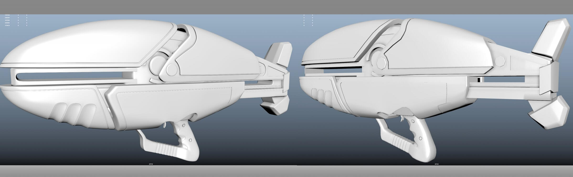 Laser Gun - 3D Model by tingting