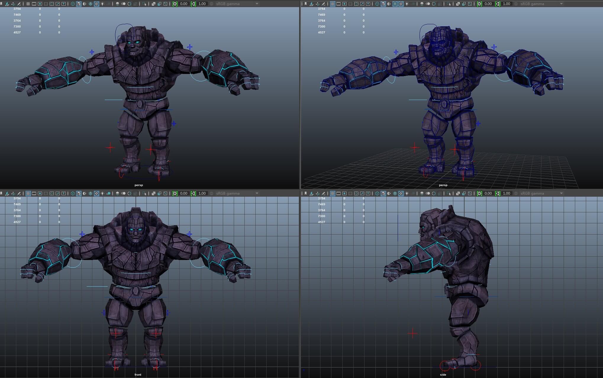 Stone Man - 3D Model by tingting