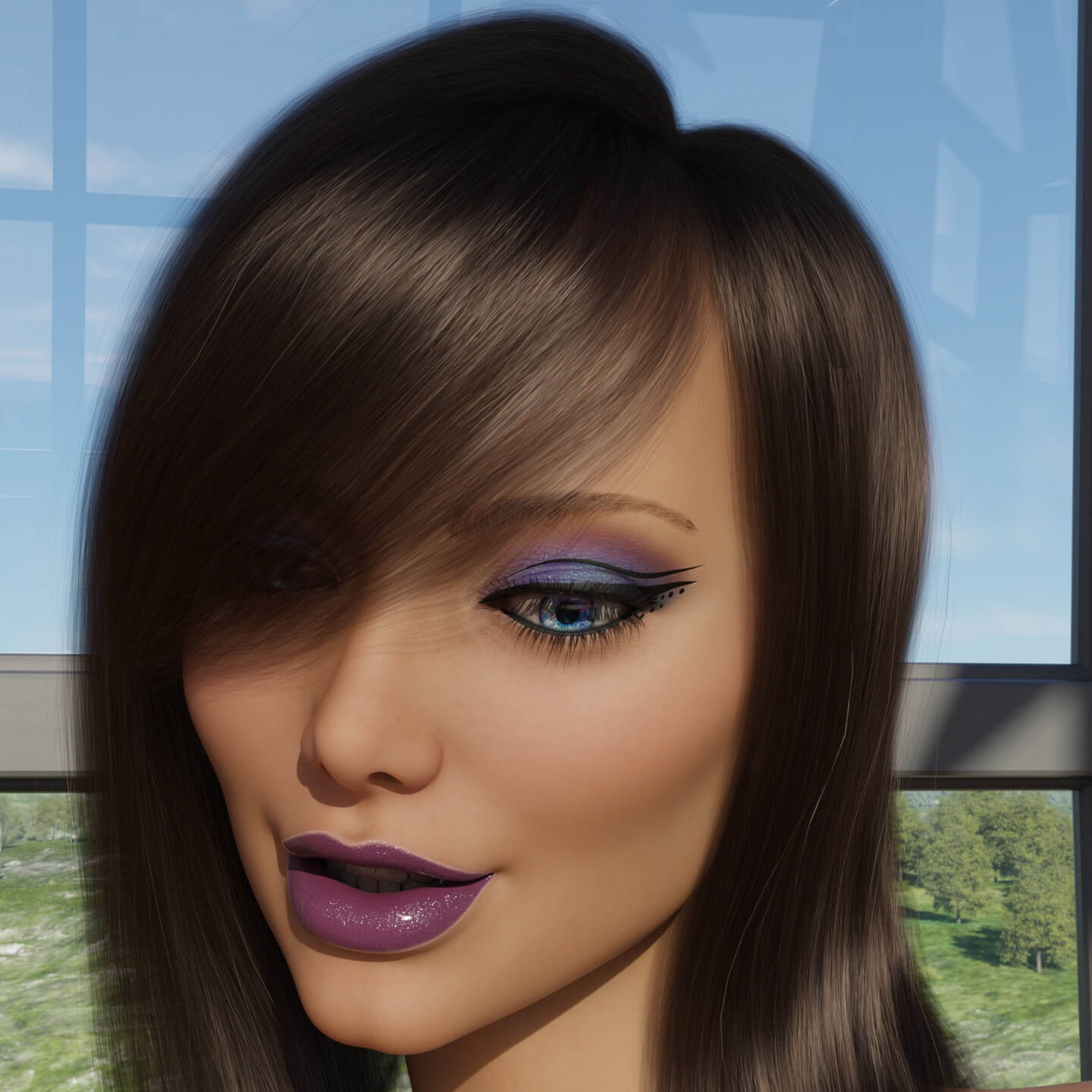 Reflection 3D Render, Digital Art by Tirronan