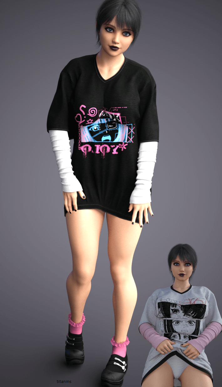 Bambi (emo) 3D Render, Digital Art by titanms