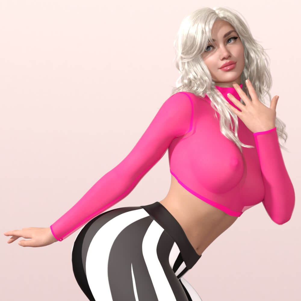 Emily 3d Render Digital Art By Titanms 