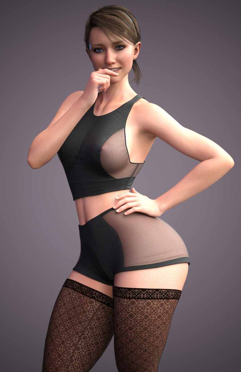 kara (detroit become human) 3D Render, Digital Art by titanms