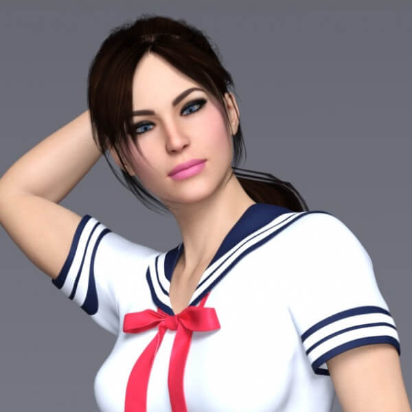 lara croft (los muertos) 3D Render, Digital Art by titanms