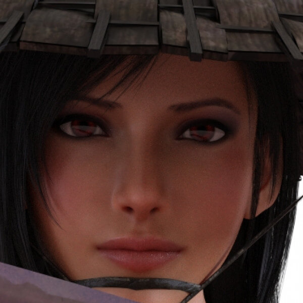 tifa 3D Render, Digital Art by titanms