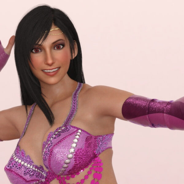 tifa lockhart 3D Render | RenderHub Gallery