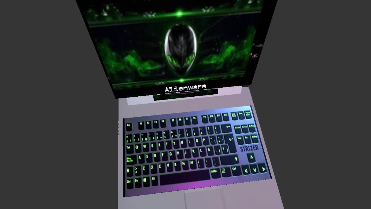 Alienware Laptop Green